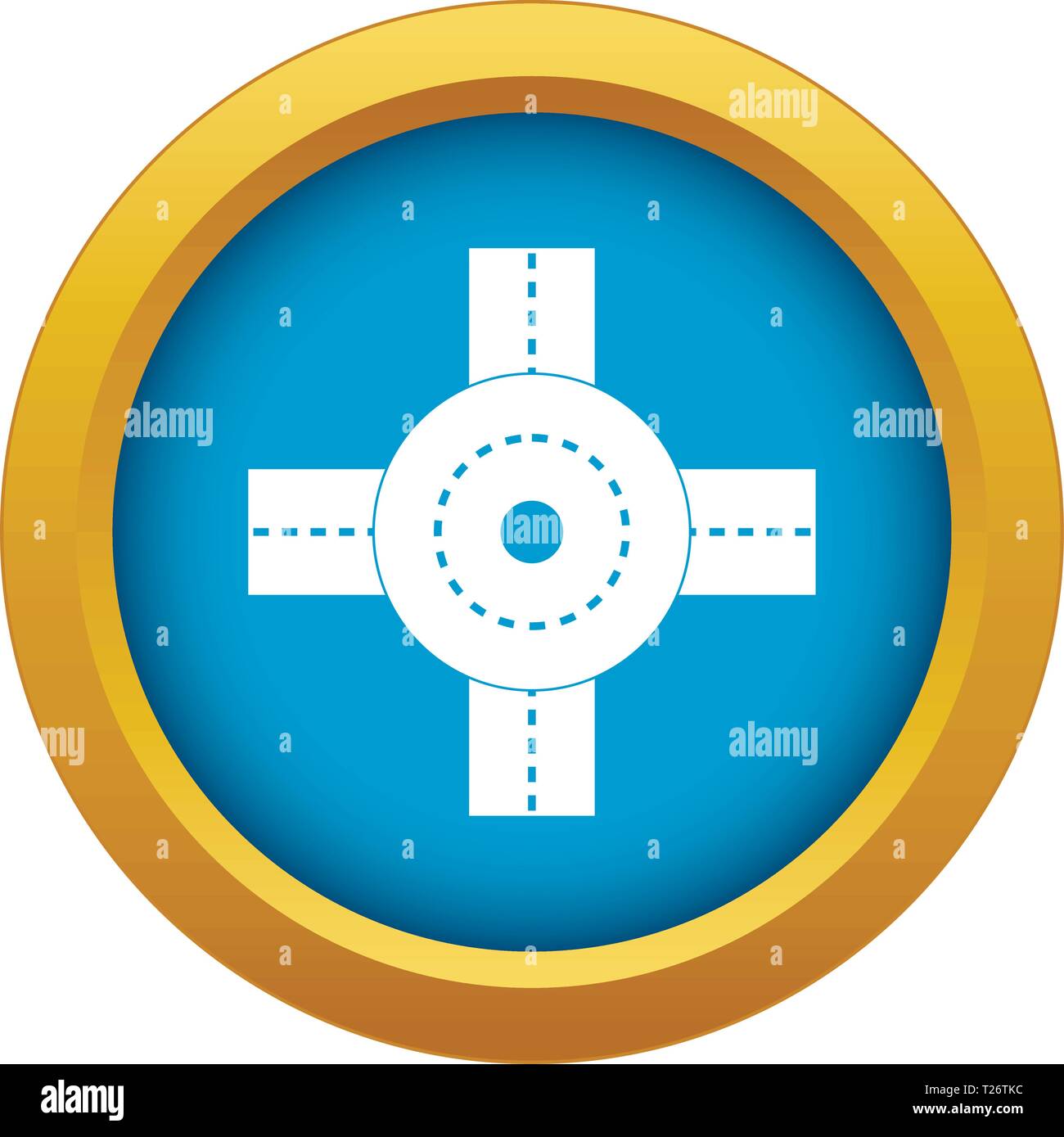 Big road junction Stock Vector Images - Alamy