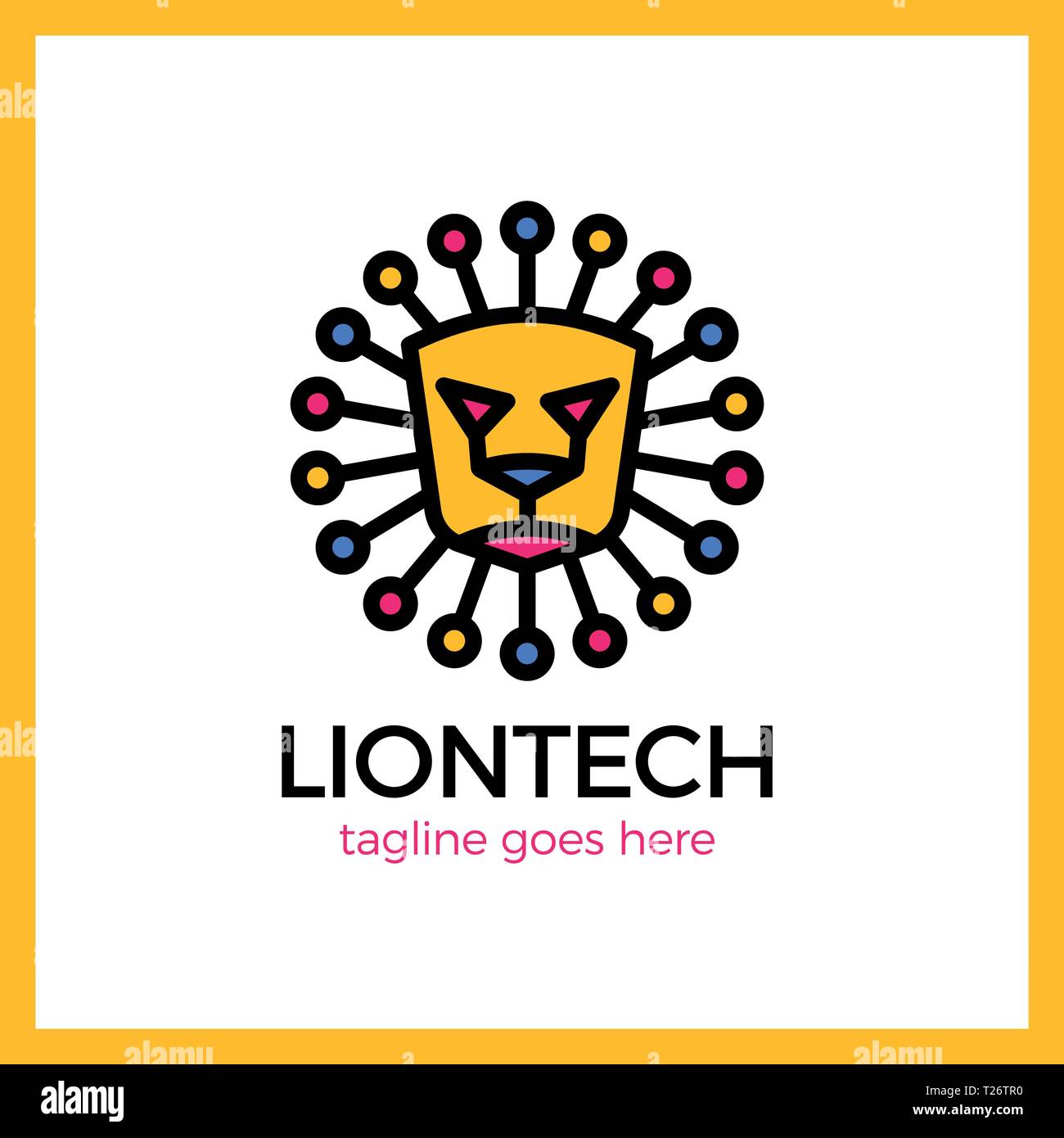 Leo tech logo hi-res stock photography and images - Alamy
