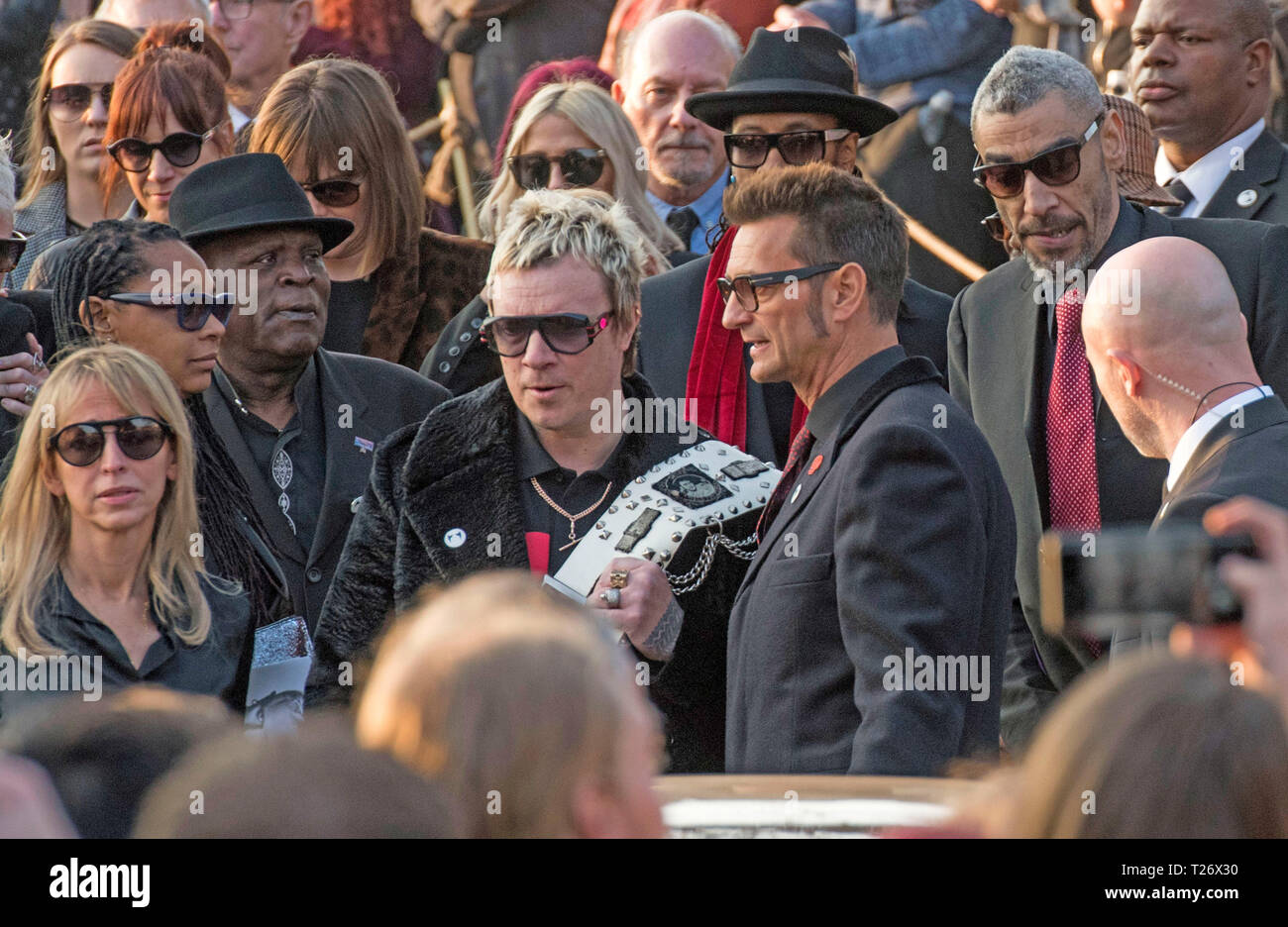 Keith flint funeral hi-res stock photography and images - Alamy