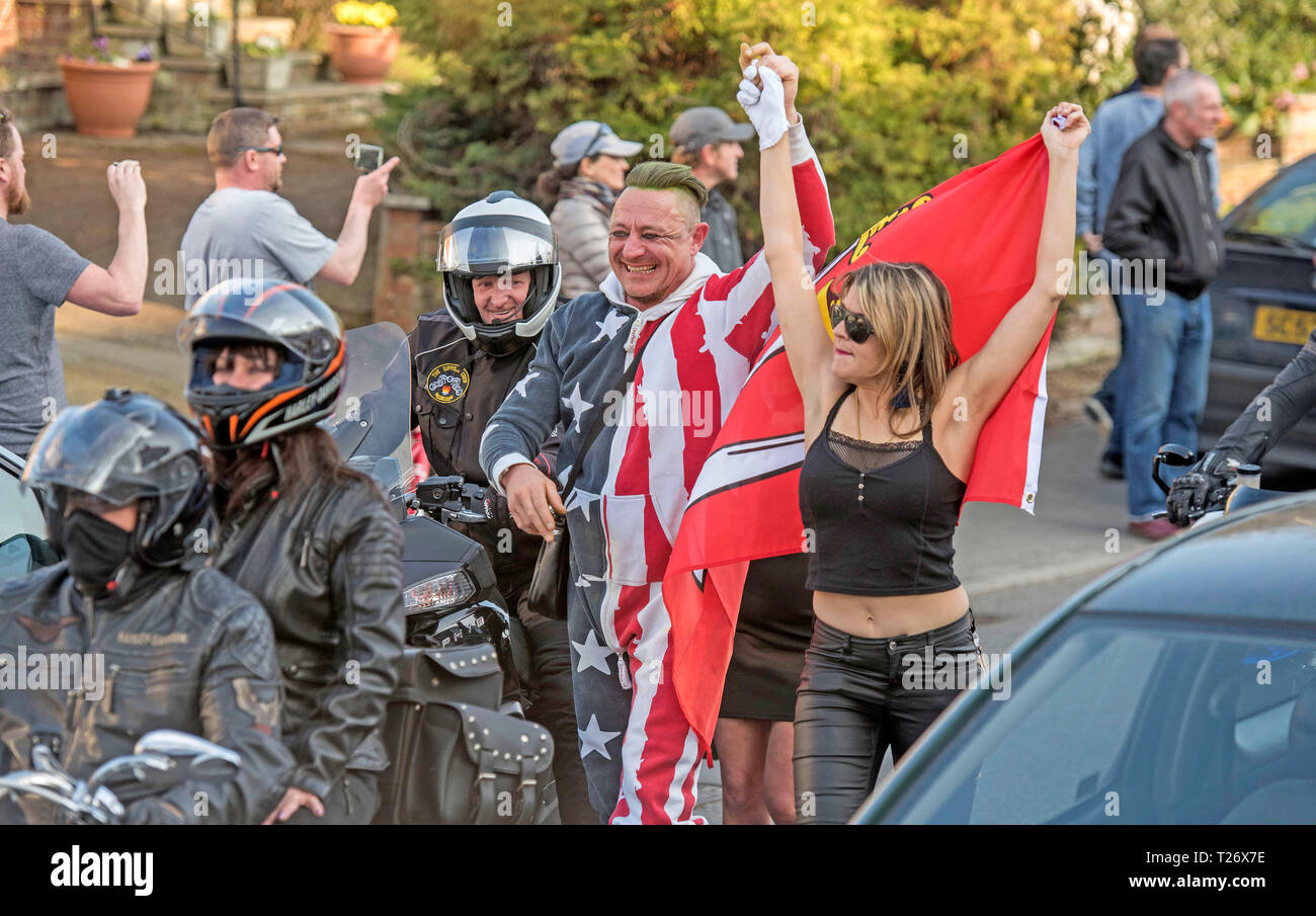 Essex, UK. 30th March 2019. Prodigy fans and motorcyclists turn out for ...