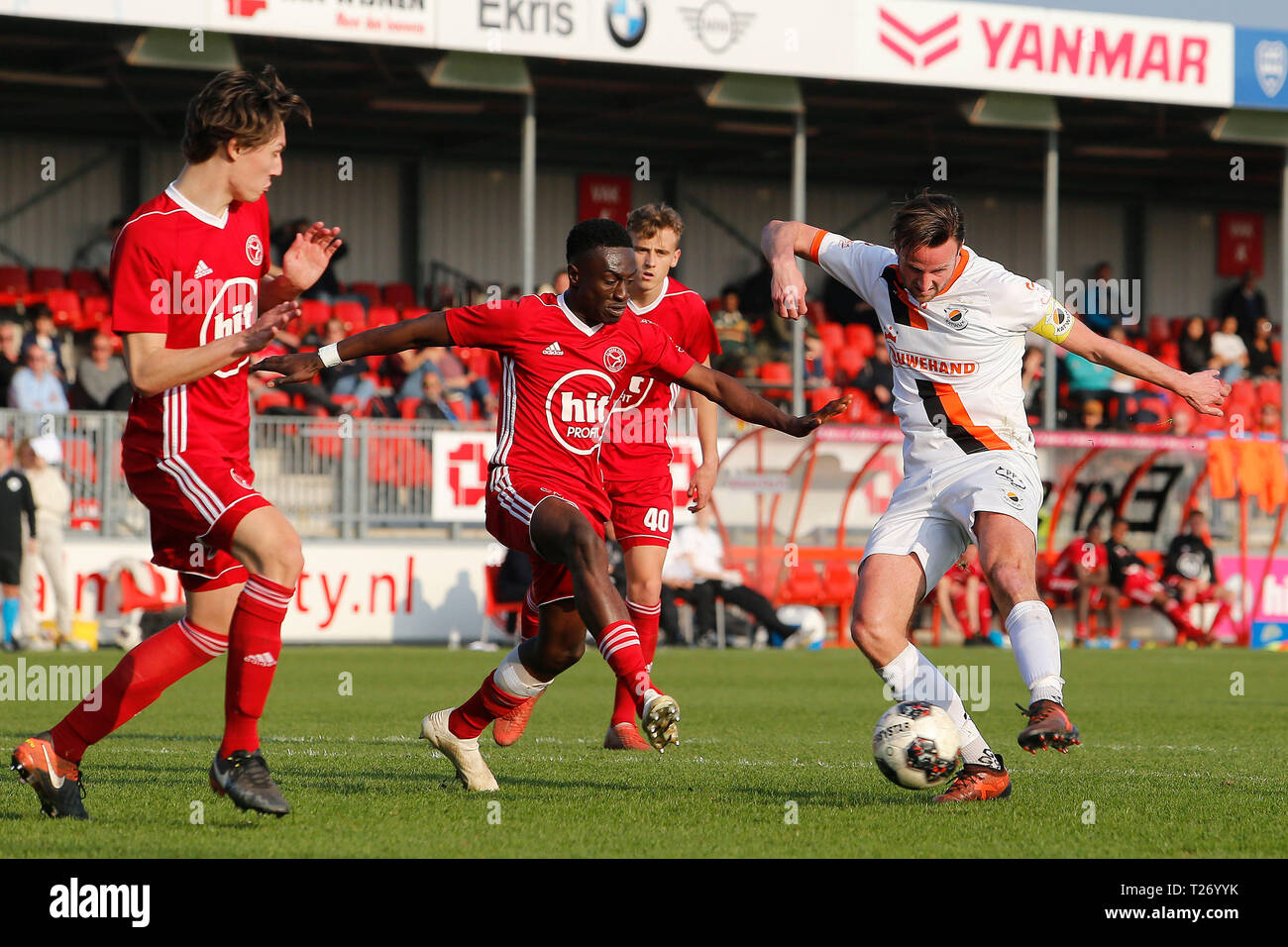 ALMERE, 30-03-2019, Yanmar Stadium, season 2018 / 2019, Dutch Tweede ...