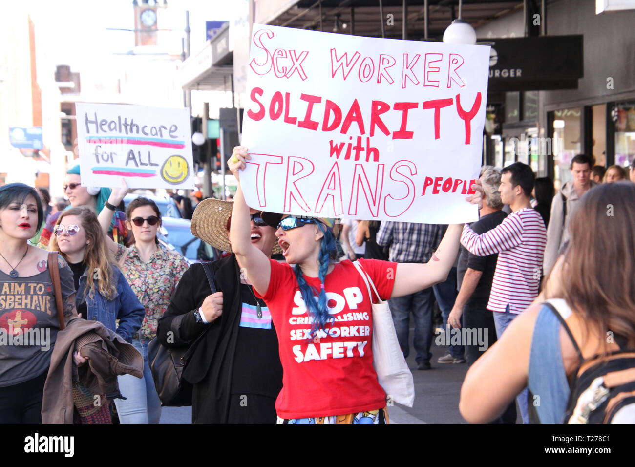 Sydney, Australia. 31st March 2019. On International Transgender Day of ...