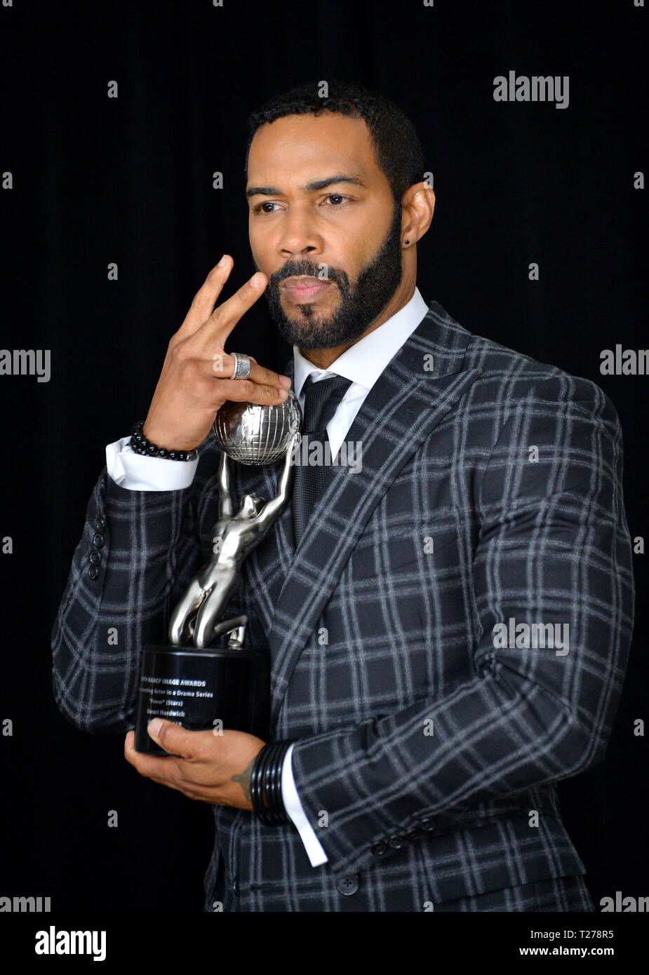California, USA. 30th March 2019. Omari Hardwick at the 50th NAACP ...
