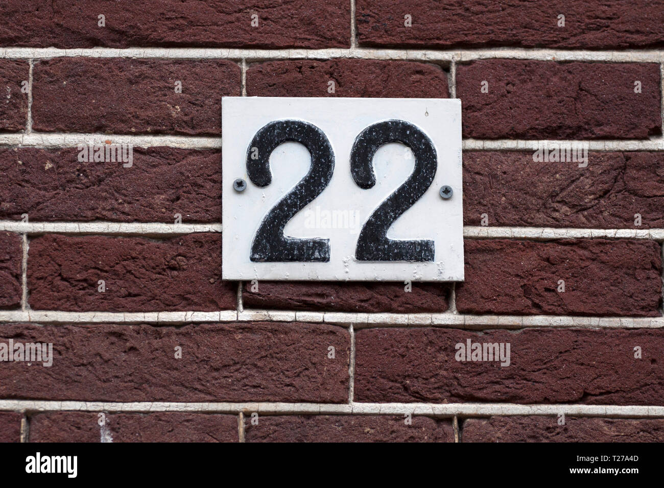 Number 22 Wall High Resolution Stock Photography and Images - Alamy