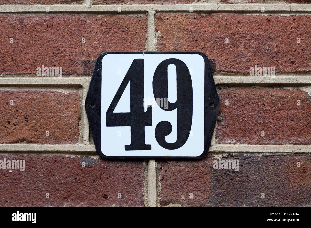 House number 49 hi-res stock photography and images - Alamy