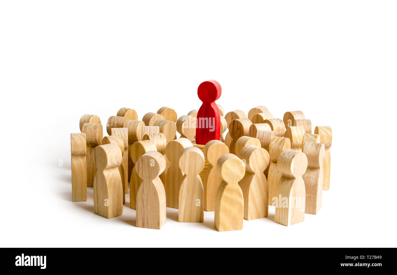 Woman powerful concept leader Cut Out Stock Images & Pictures - Alamy