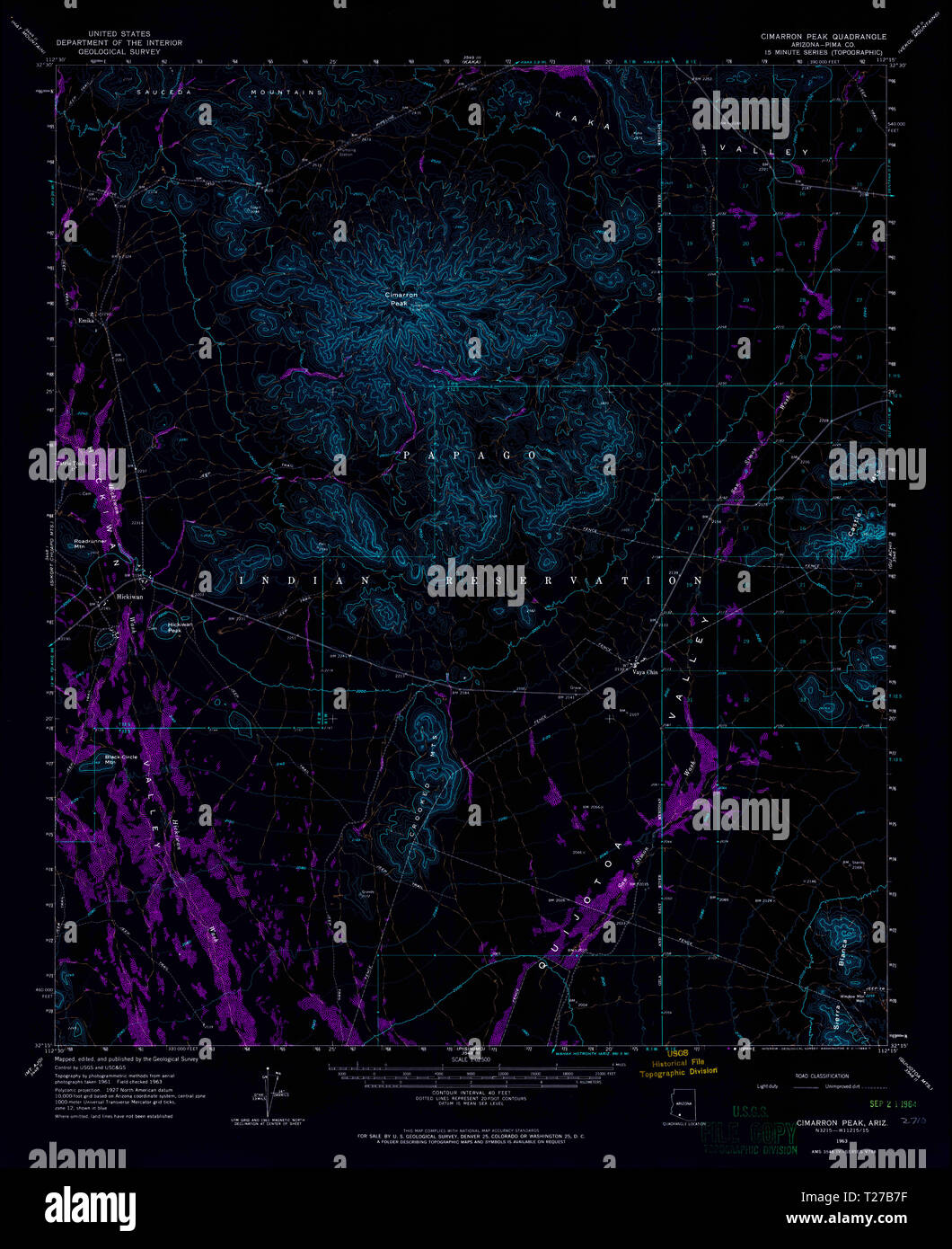 Map of cimarron hi-res stock photography and images - Alamy
