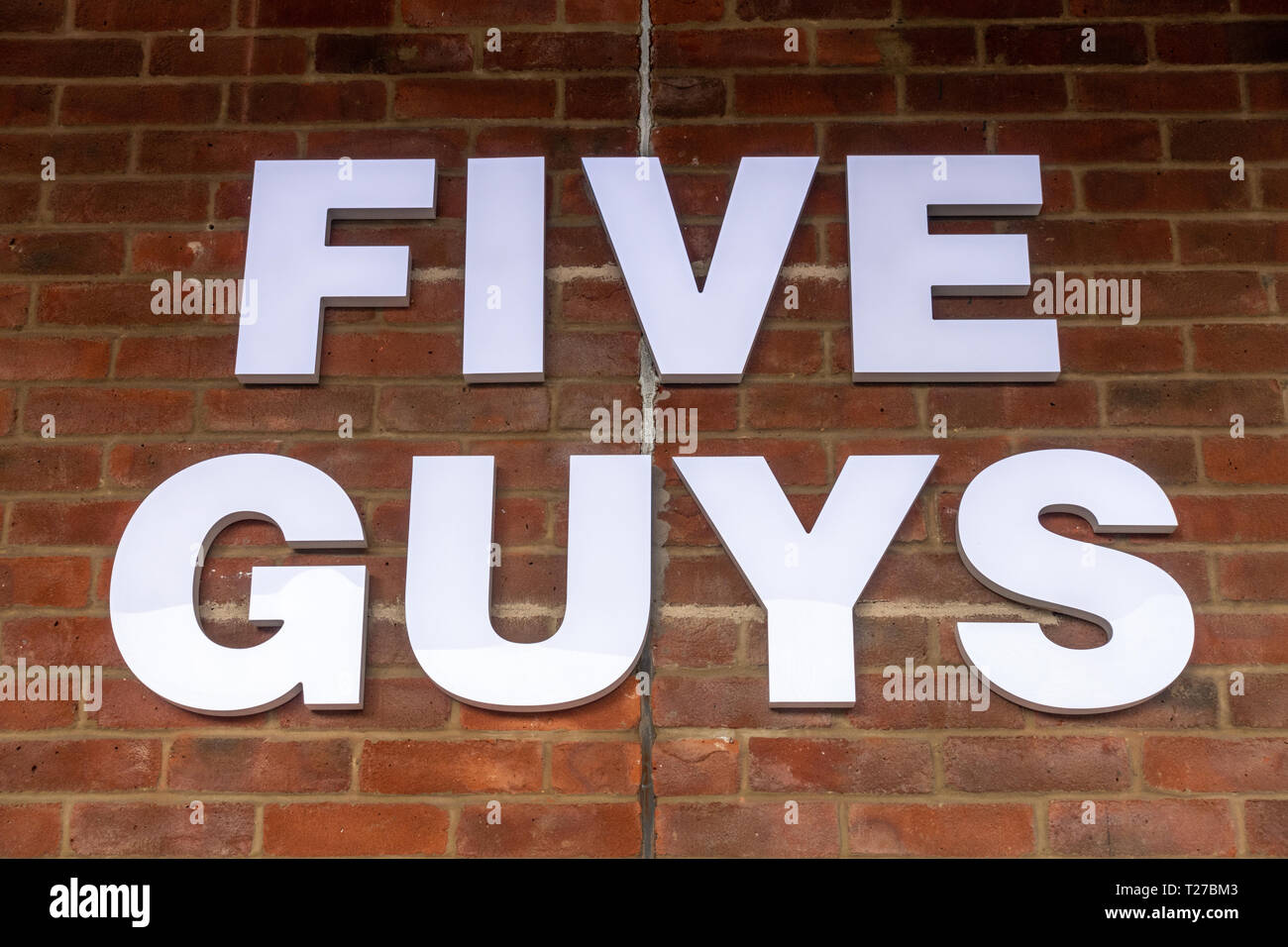 Five Guys Sign High Resolution Stock Photography and Images - Alamy