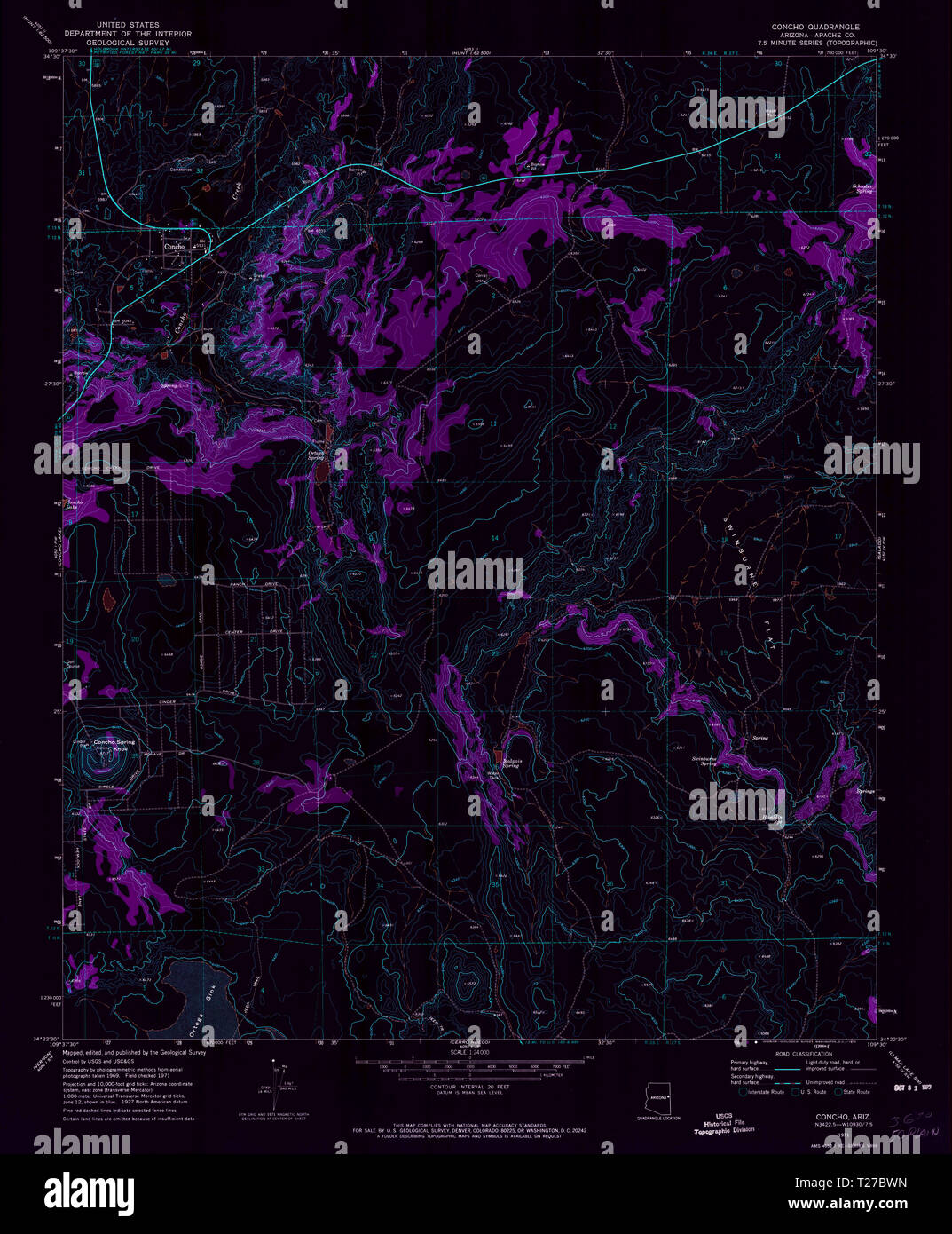Map of concho hi-res stock photography and images - Alamy