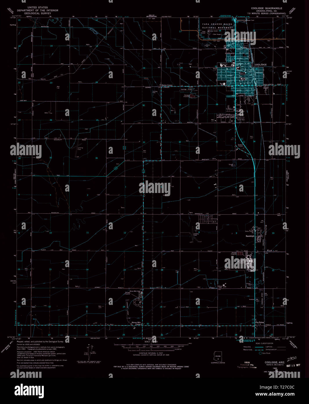 Coolidge arizona map hi-res stock photography and images - Alamy