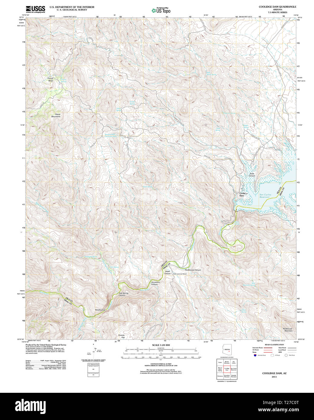 Coolidge dam hi-res stock photography and images - Alamy