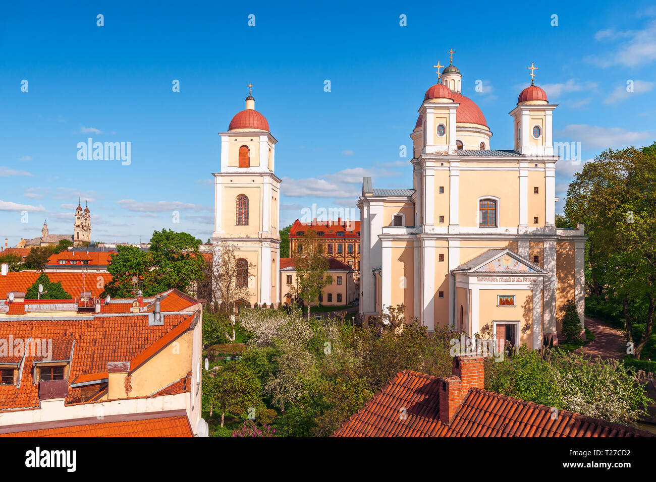 View of the Orthodox Church of the Holy Spirit. Vilnius. Lithuania ...