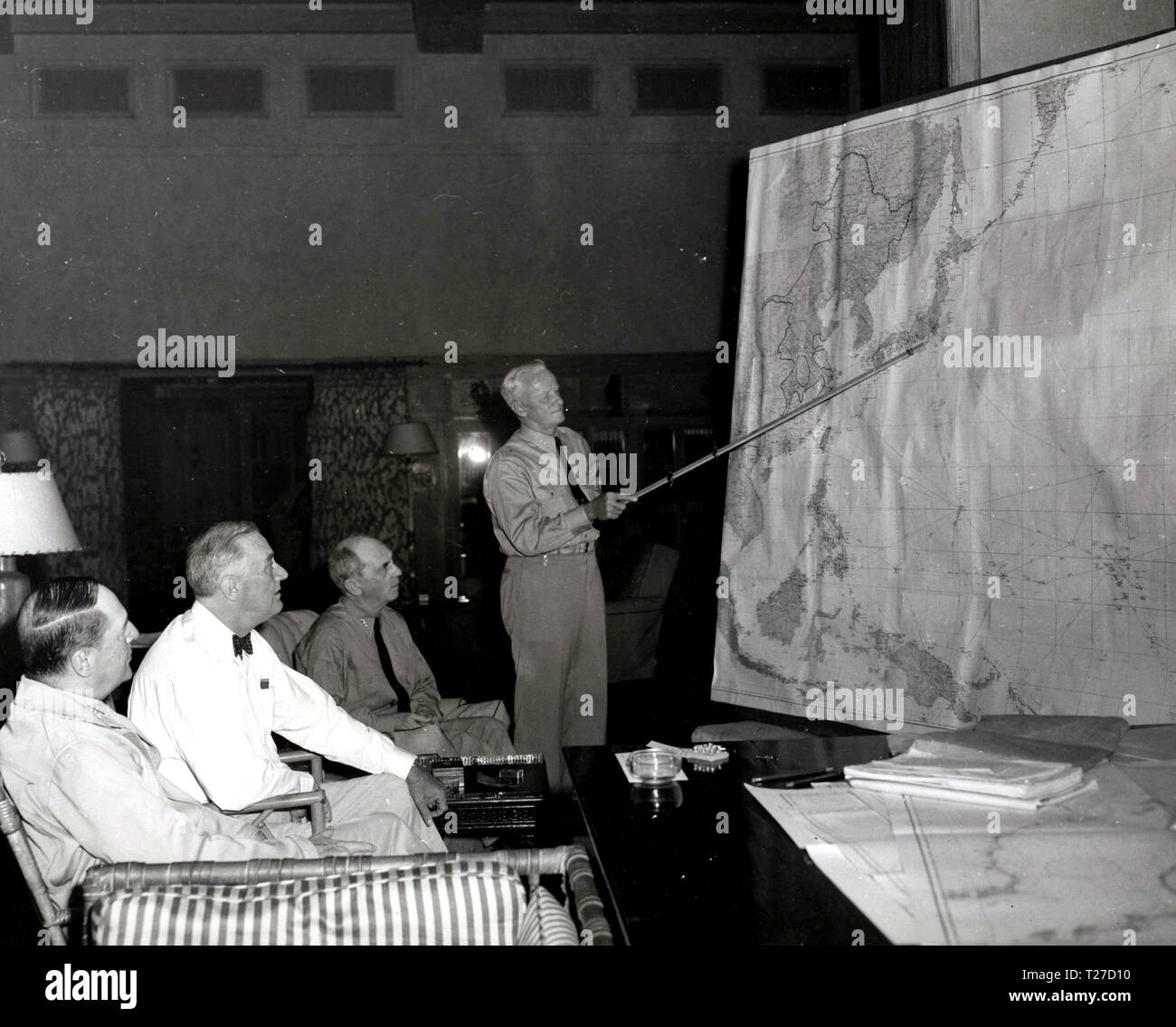 Admiral Chester W. Nimitz, USN, Commander in Chief Pacific Fleet and ...