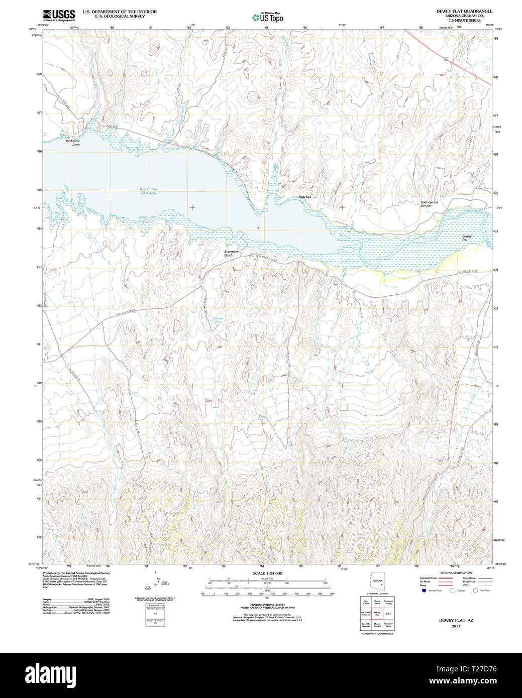 Map of dewey hi-res stock photography and images - Alamy