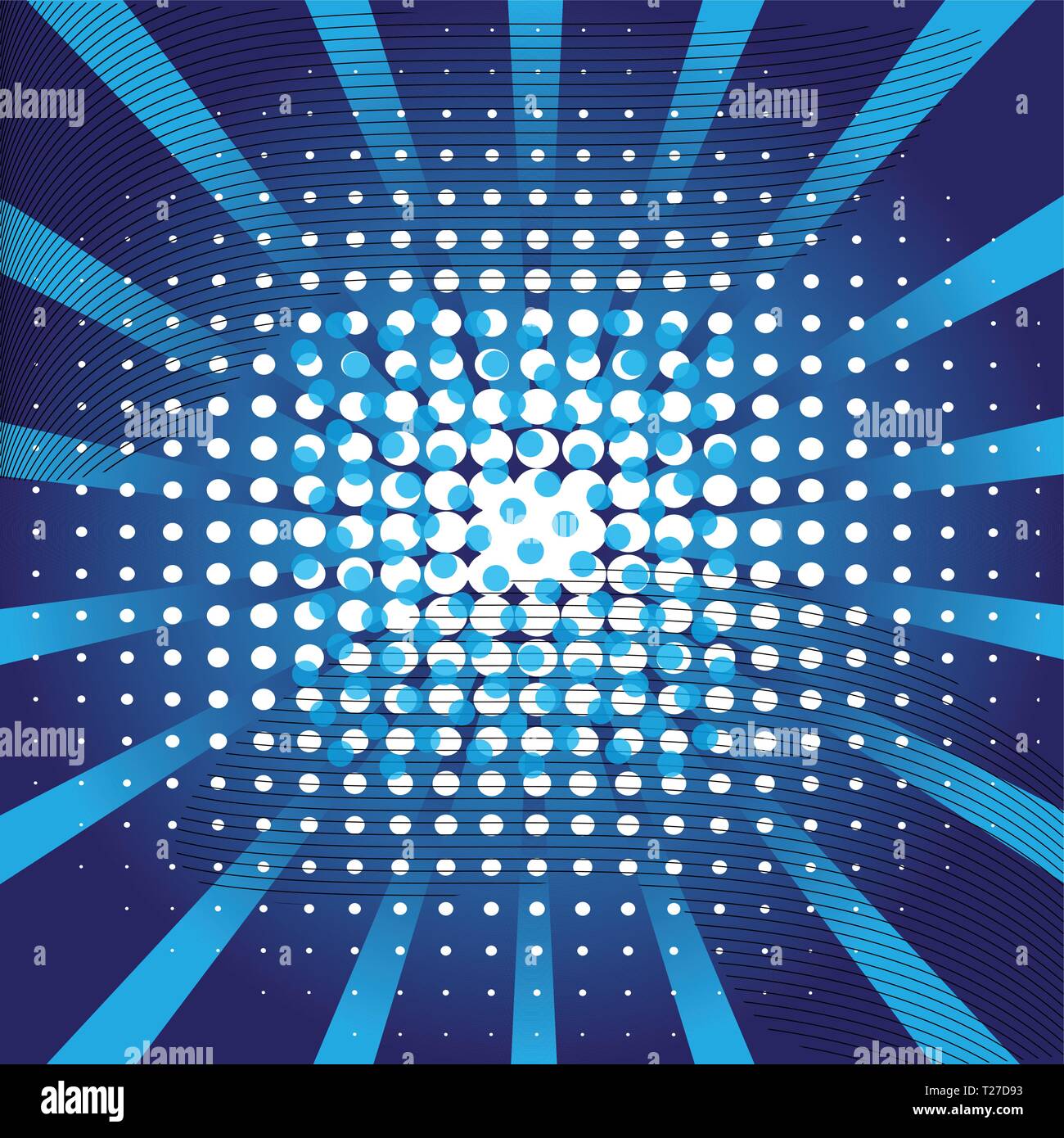 Vector illustrated retro comic book background. Pop art vintage style ...