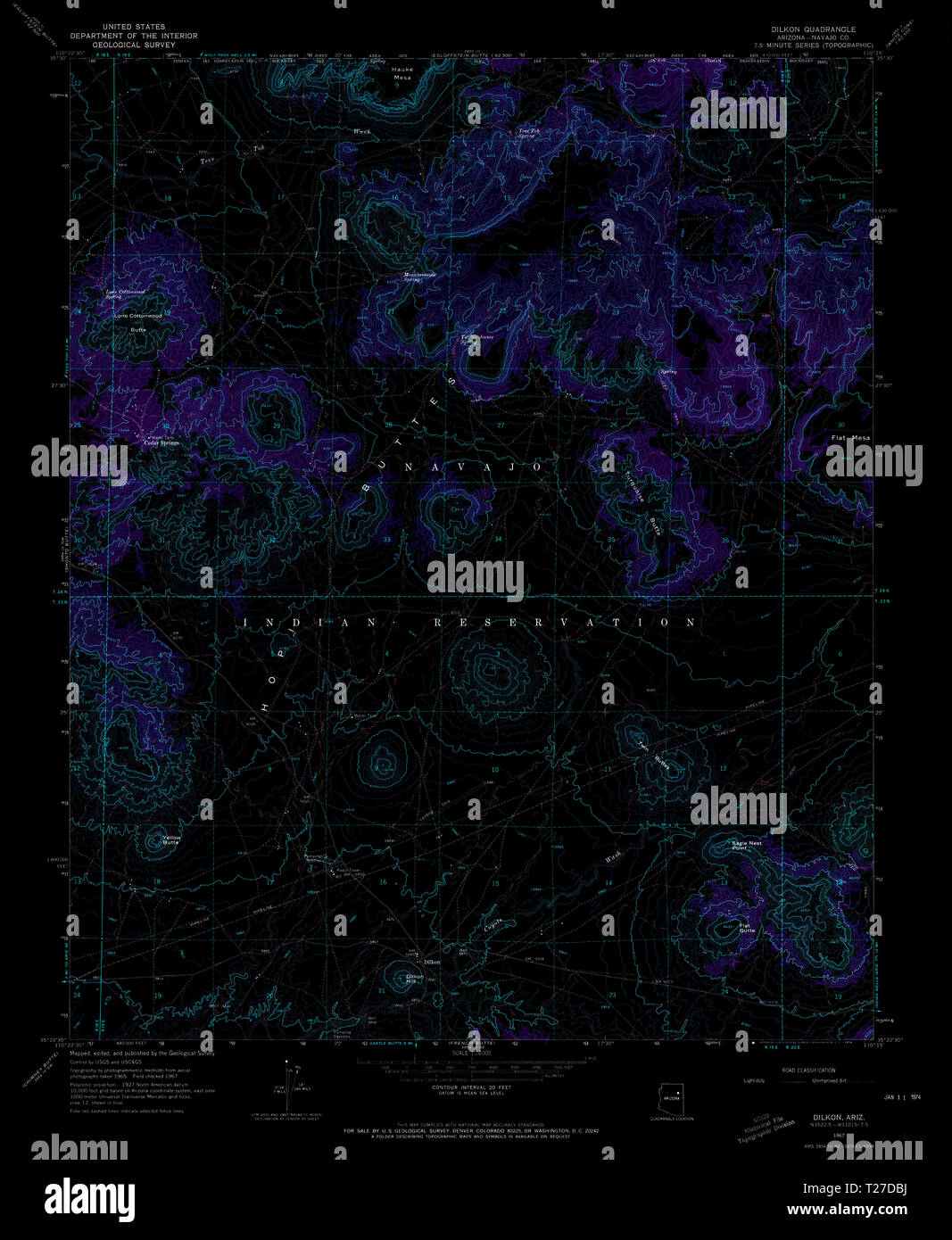 Map of dilkon hi-res stock photography and images - Alamy