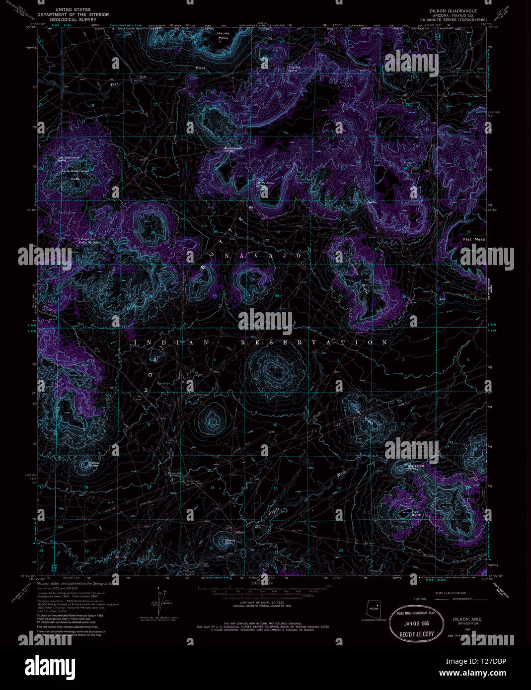 Map of dilkon hi-res stock photography and images - Alamy