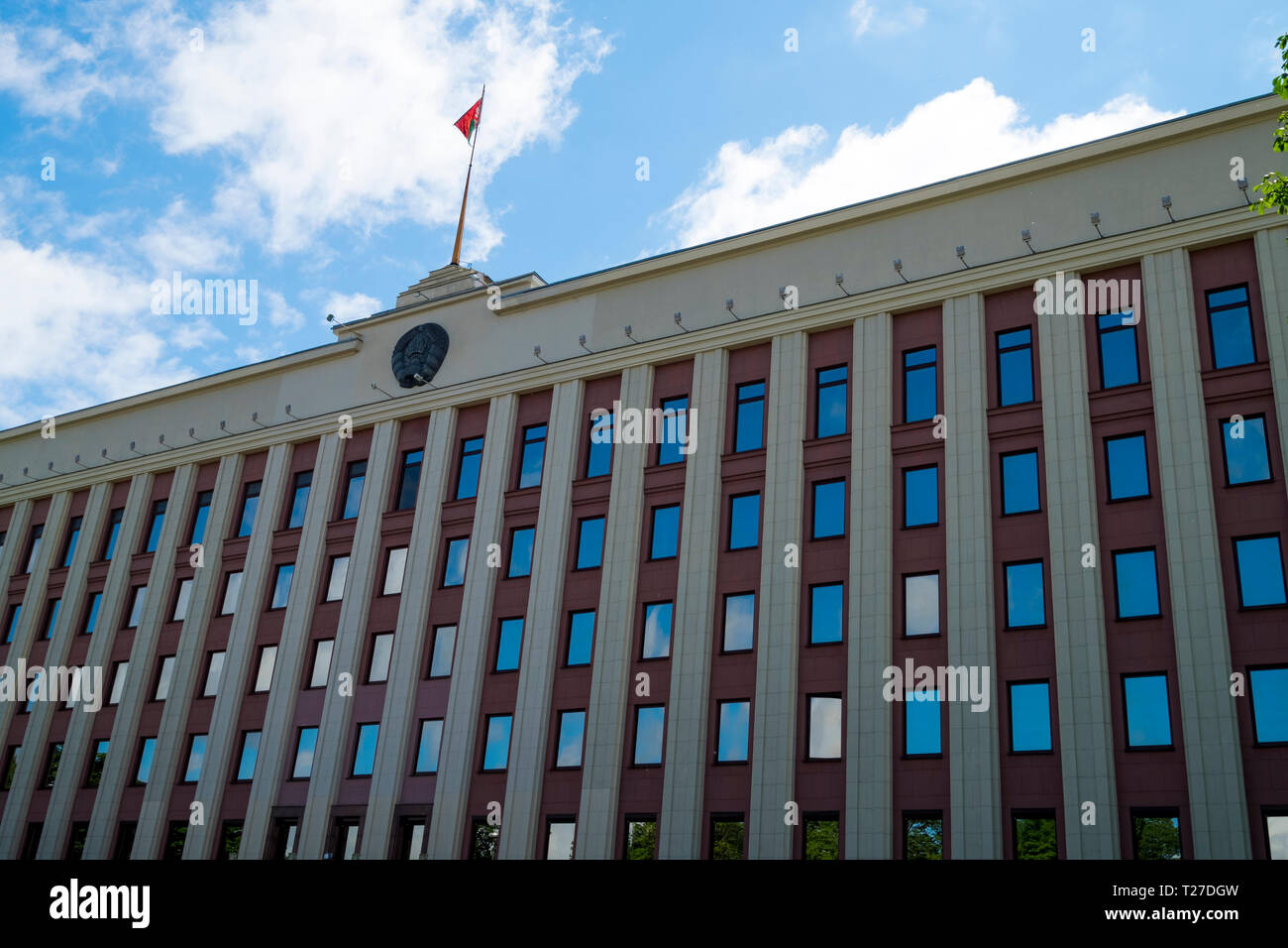 Typical Stalin, Russian planned architecture style of a building in ...