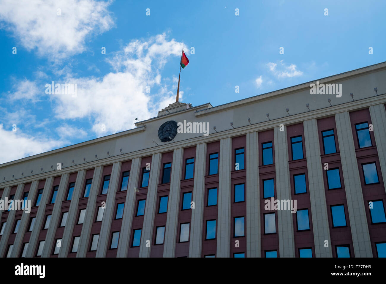 Typical Stalin, Russian planned architecture style of a building in ...