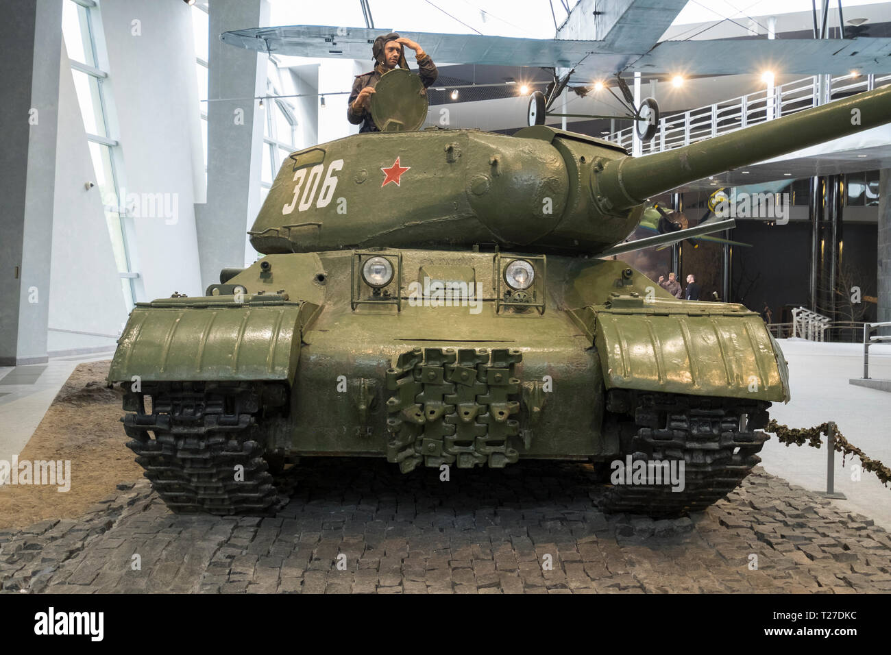 Russian tank exhibit at the Great Patriotic War Museum in Minsk ...