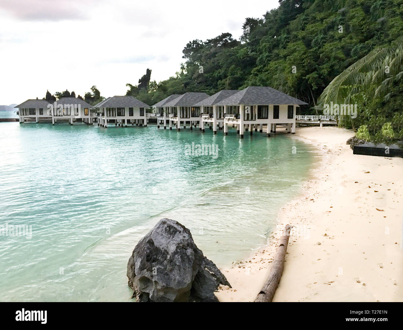 Relaxing vacation in Palawan, Philippines Stock Photo - Alamy