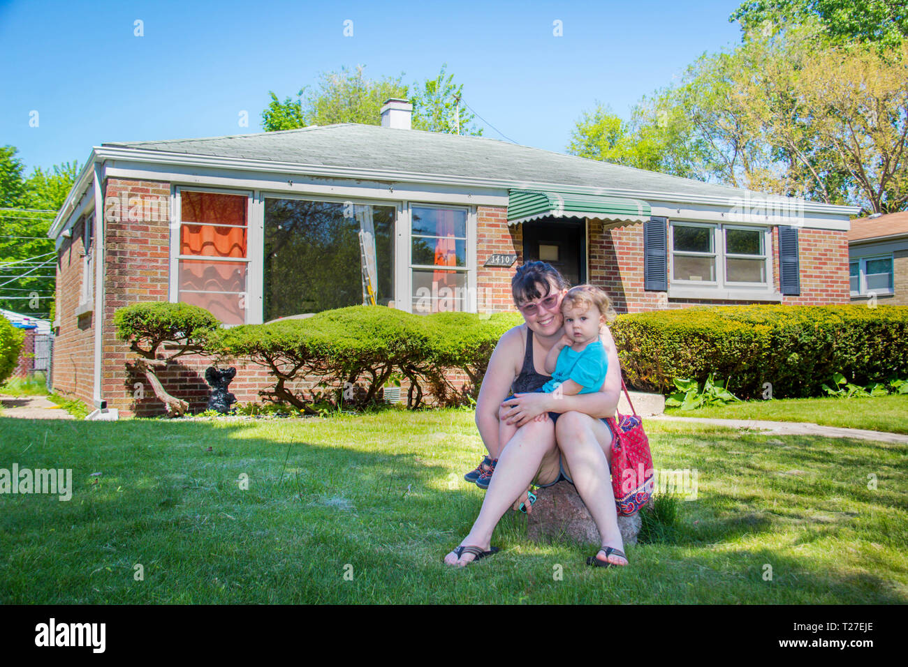 New home baby and mommy Stock Photo - Alamy