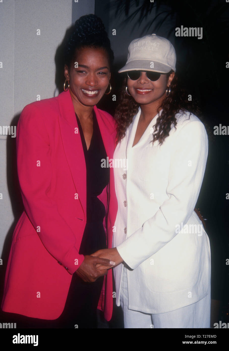BEVERLY HILLS, CAQ - MARCH 8: Actress Angela Bassett and singer Janet ...