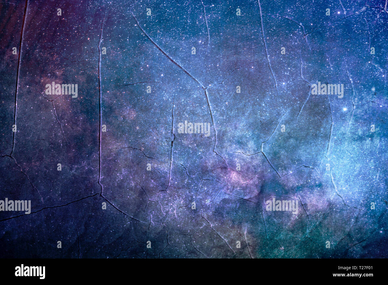 Artistic multicolored smoky galactic effect texture background Stock ...