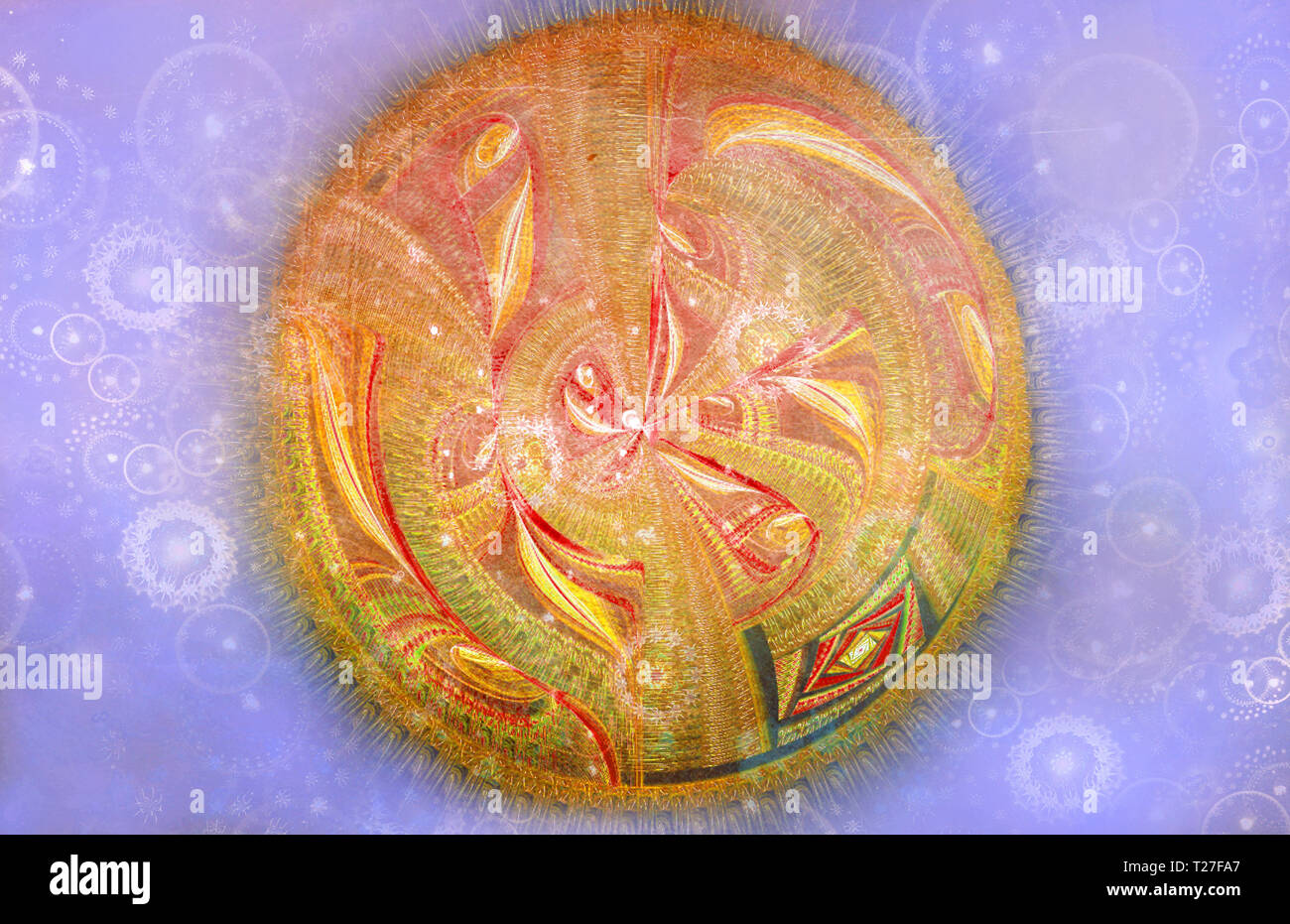 Abstract artistic digital smooth fade shape as an artwork background ...