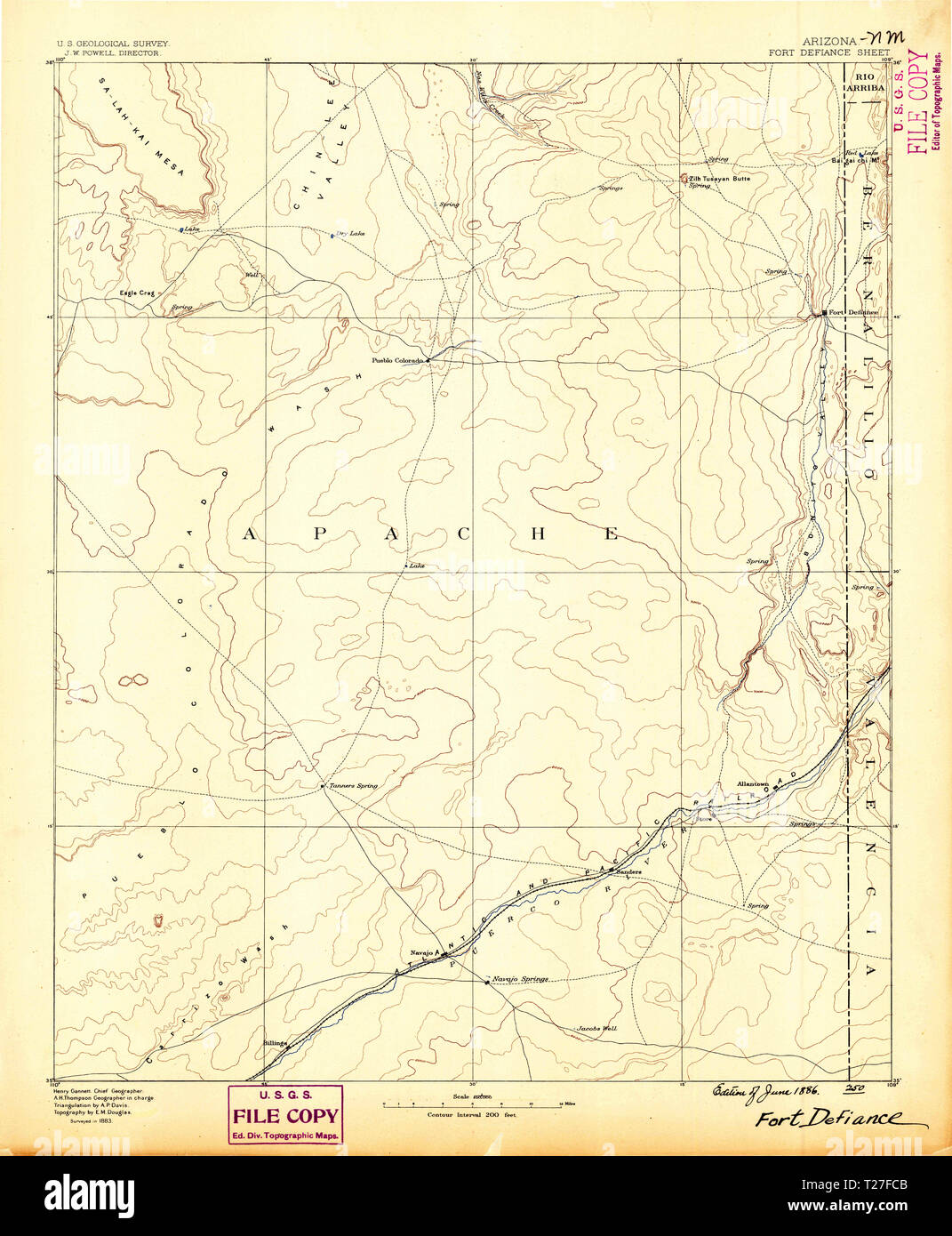 Defiance map hi-res stock photography and images - Alamy