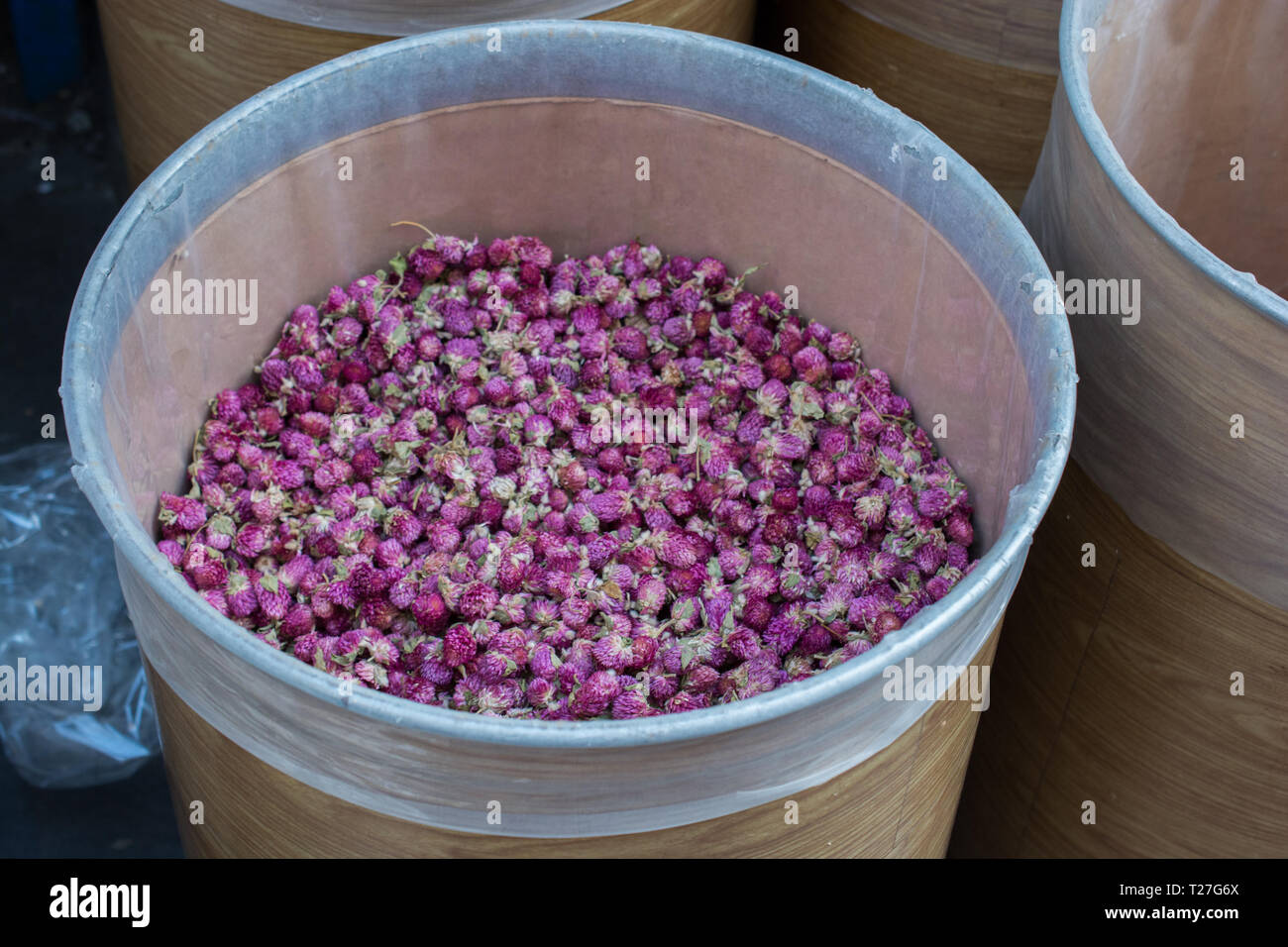 Beautiful colorful natural flowers in dry form Stock Photo - Alamy