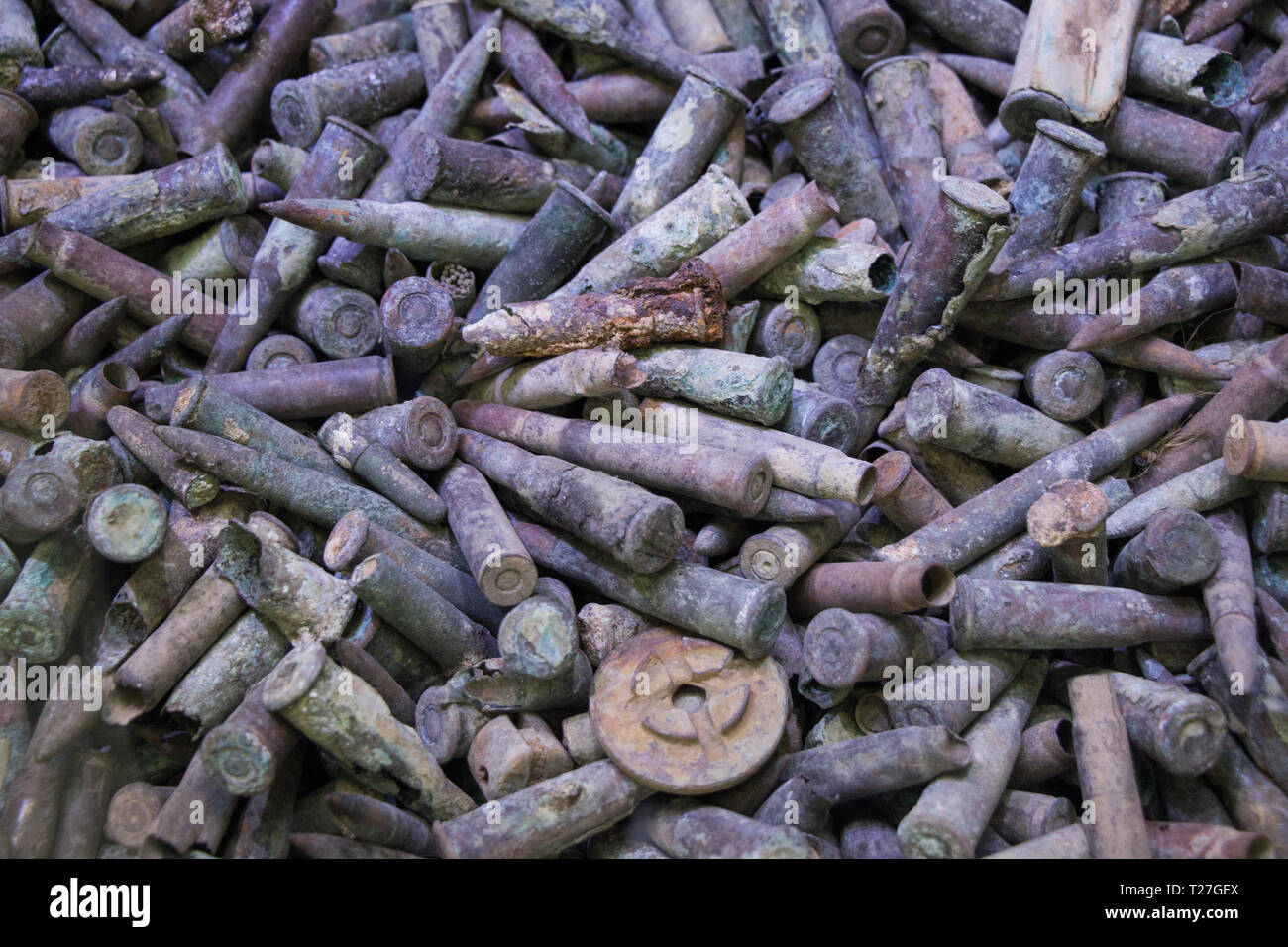 Old rusty bullet ammunition from the dardanelles war Stock Photo - Alamy