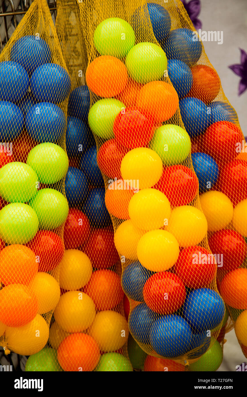 Rubber ball of various color as a background Stock Photo - Alamy