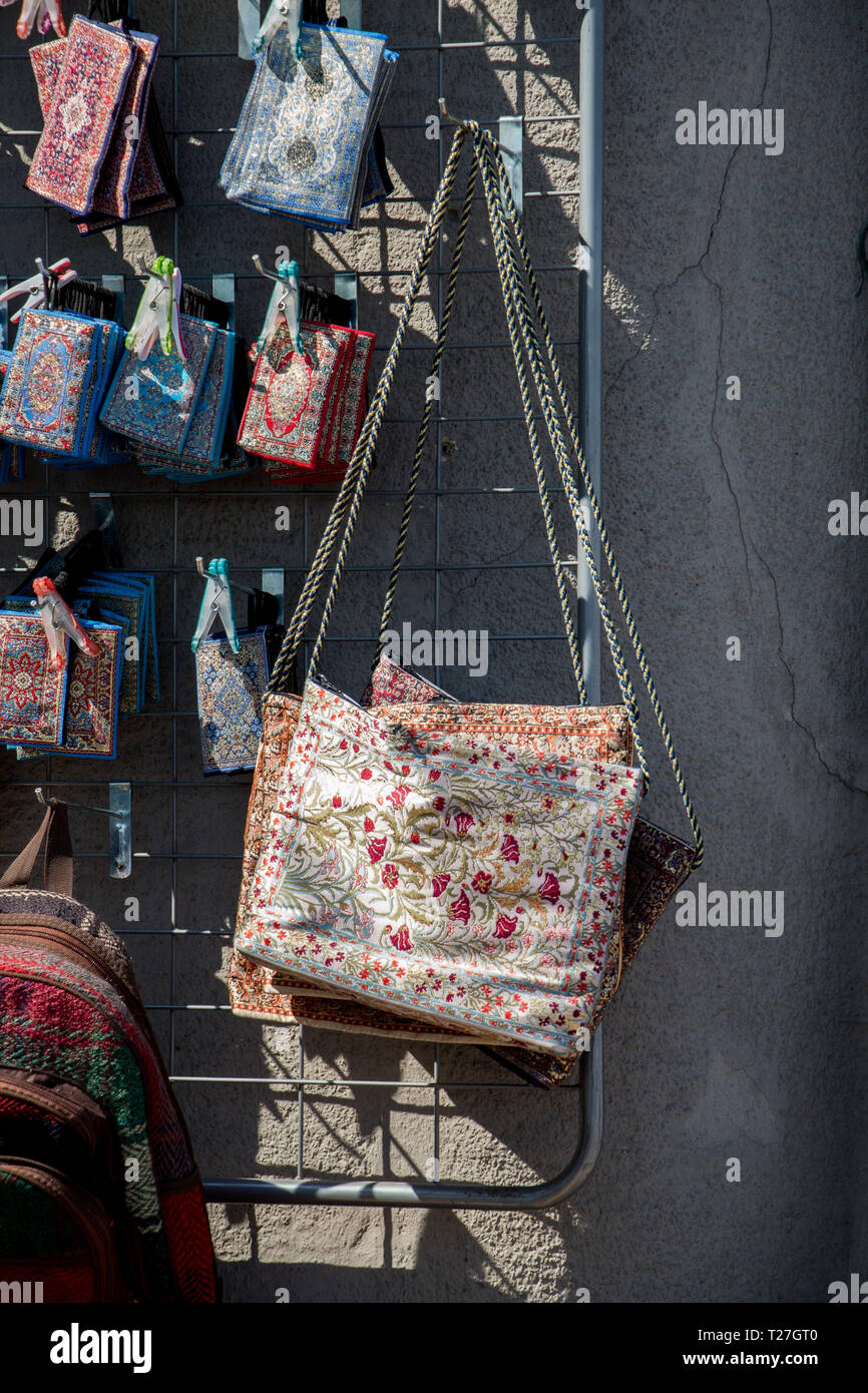 Traditional turkish handmade bags Stock Photo - Alamy