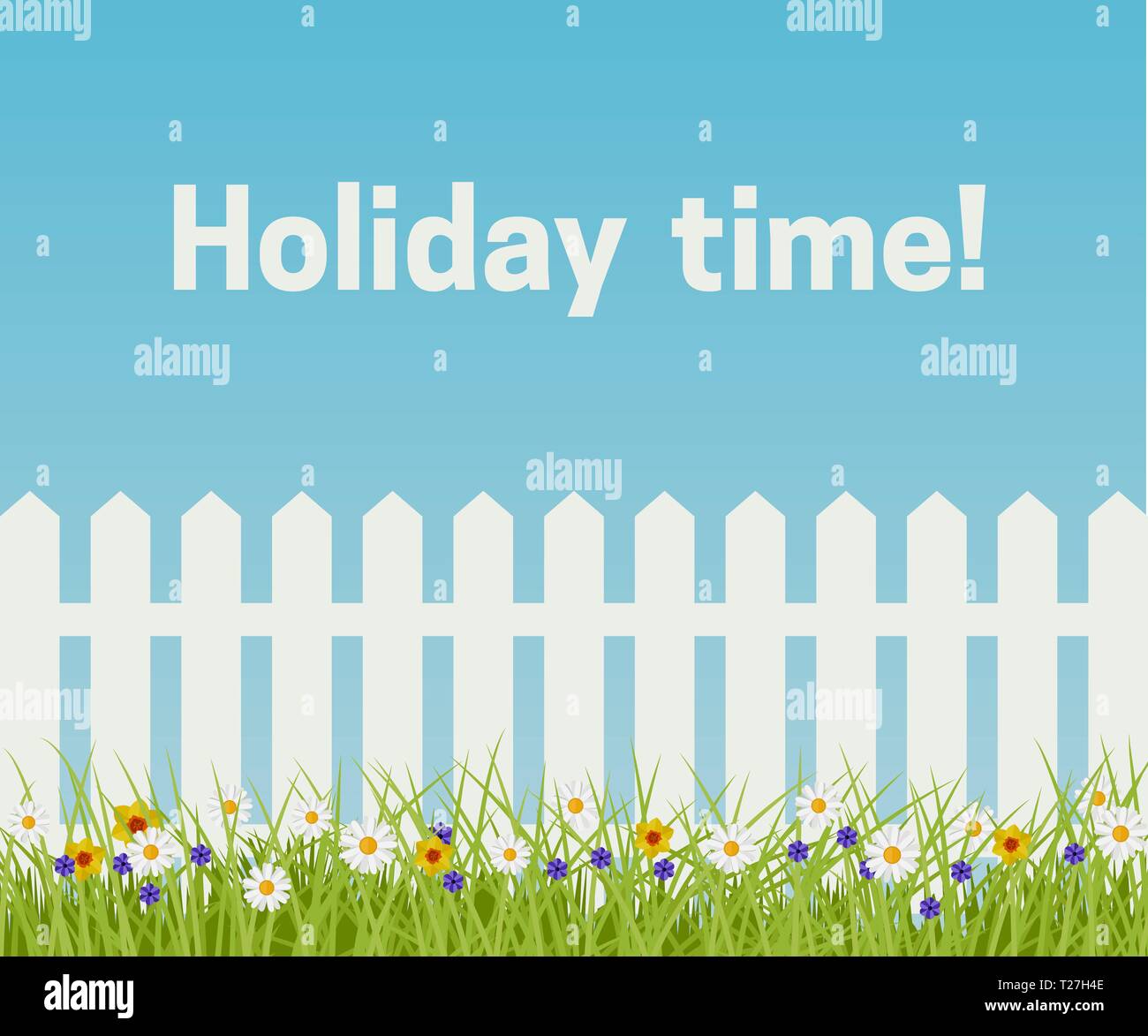 Summer time grass Stock Vector Images - Alamy