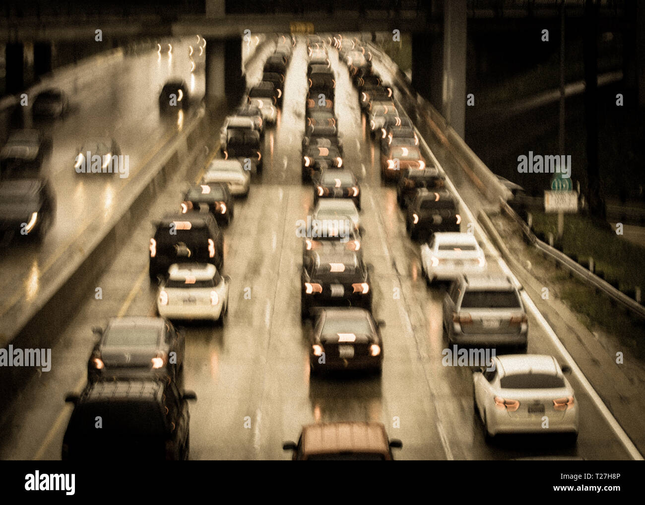 FEBRUARY 2, 2019 - LOS ANGELES, CA, USA - Abstract and impressionistic ...