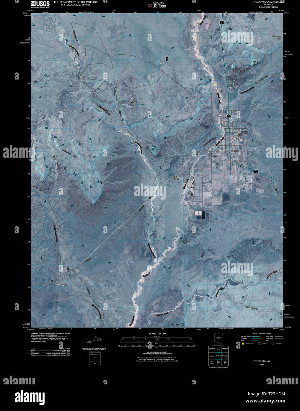 Map of fredonia hi-res stock photography and images - Alamy
