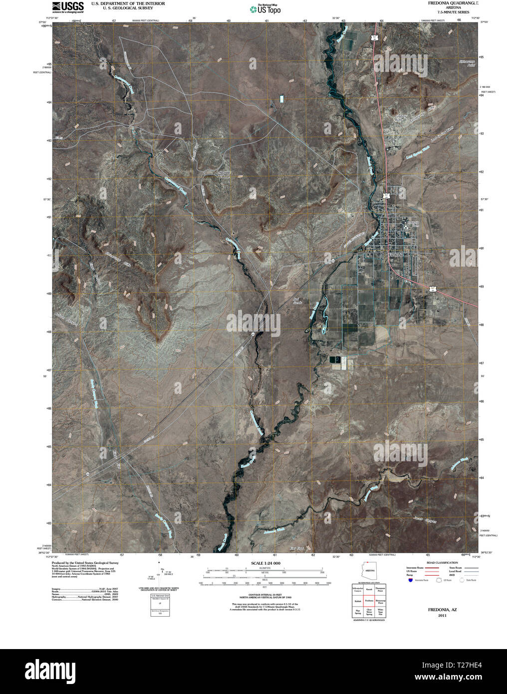 Map of fredonia hi-res stock photography and images - Alamy