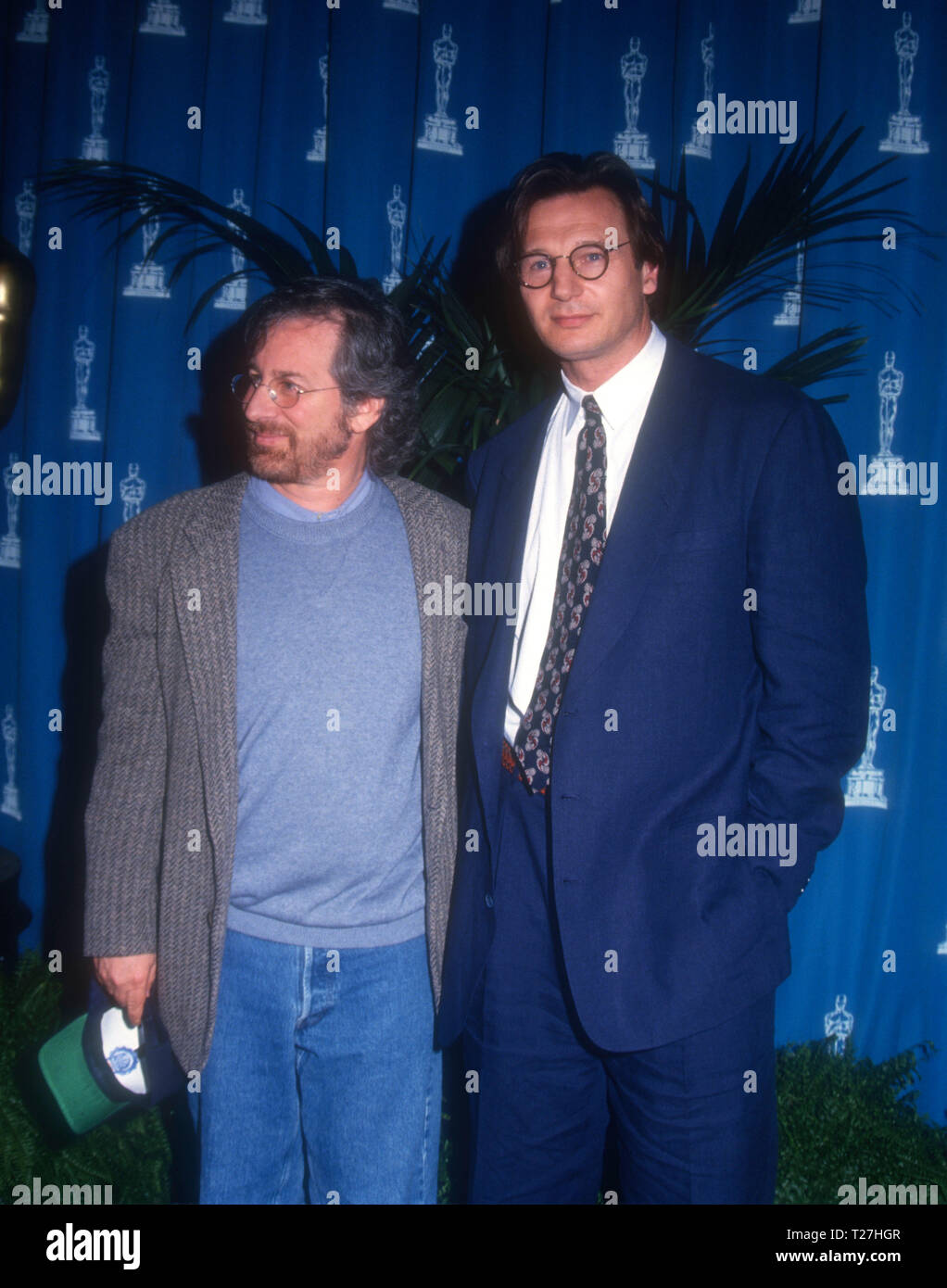 BEVERLY HILLS, CAQ - MARCH 8: Director Steven Spielberg and actor Liam ...