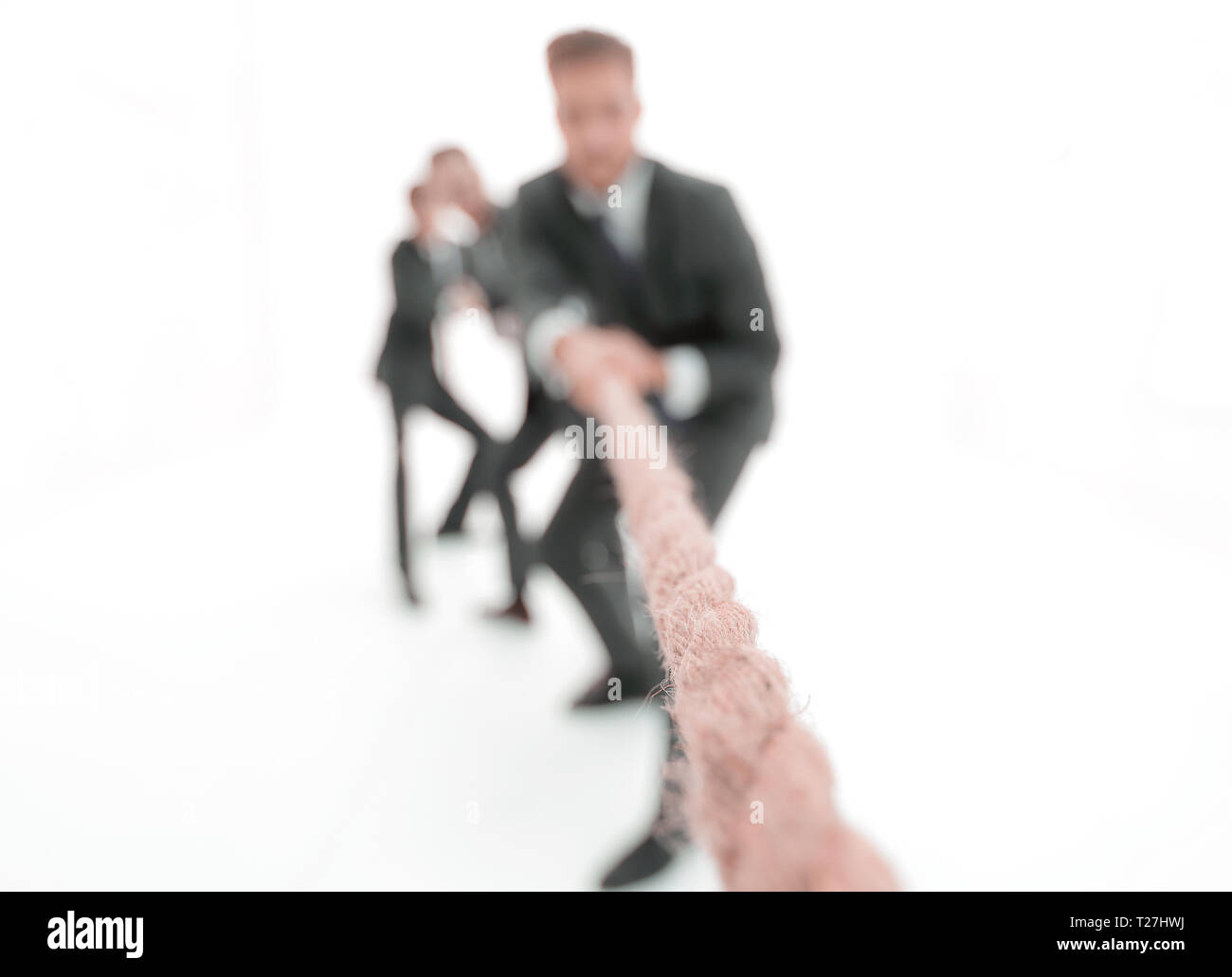 background image of a businessman rising up Stock Photo - Alamy