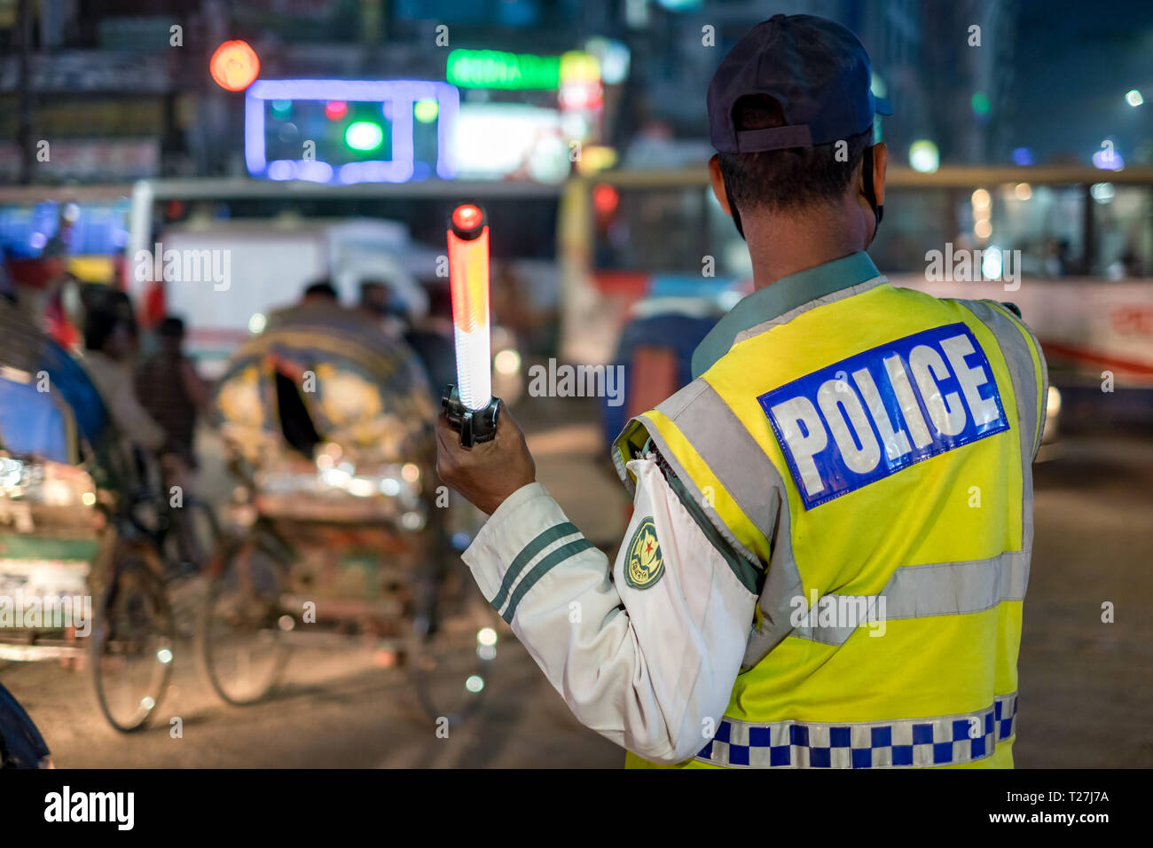 Regulating traffic hi-res stock photography and images - Alamy