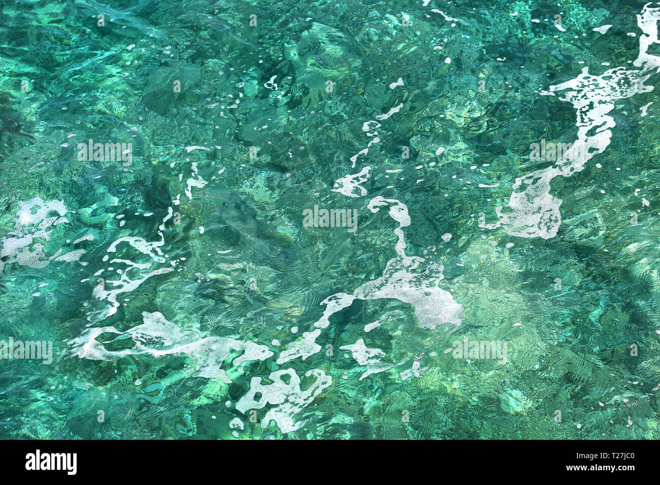 Nature background of transparent sea water Stock Photo - Alamy