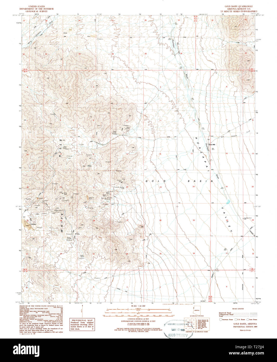 Arizona gold map hi-res stock photography and images - Alamy