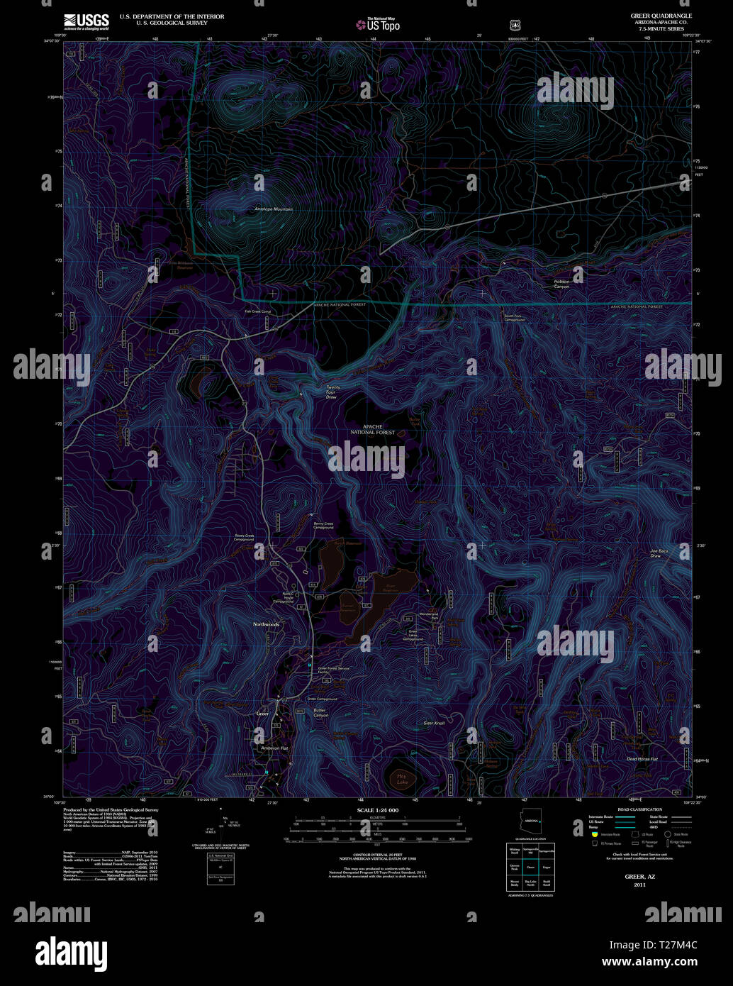 Greer map hi-res stock photography and images - Alamy