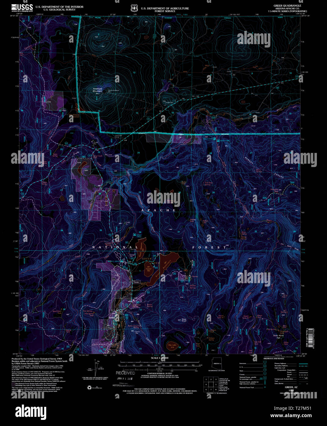 8 County Rd Greer Arizona Map - Map