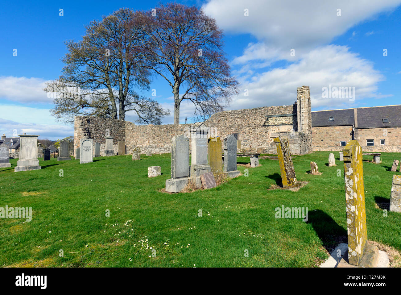 Kinkell Church - a medieval church - near Inverurie, Aberdeenshire ...