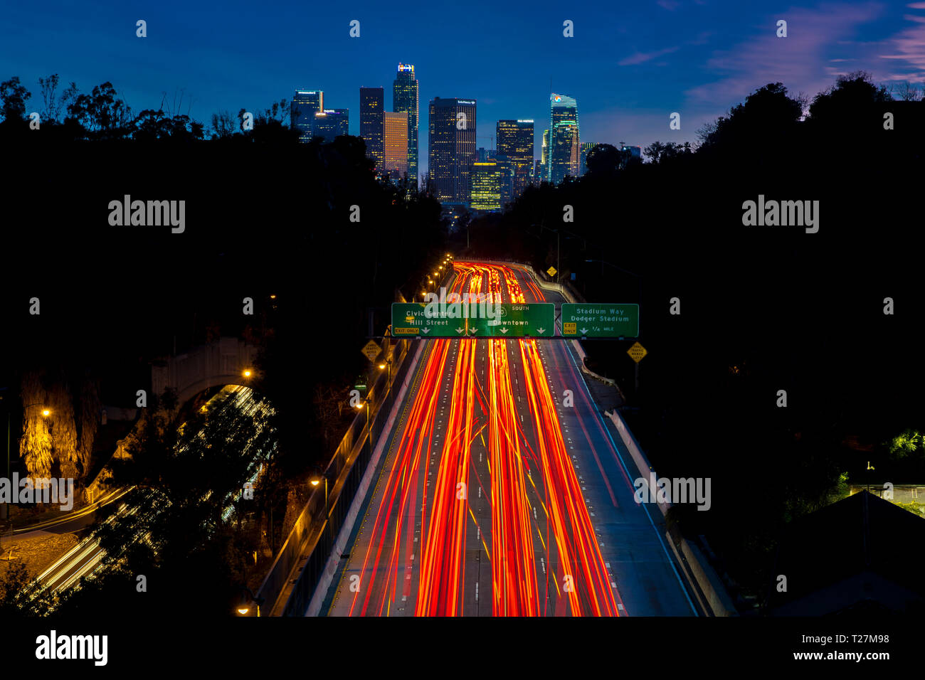 101 freeway sunset hi-res stock photography and images - Alamy