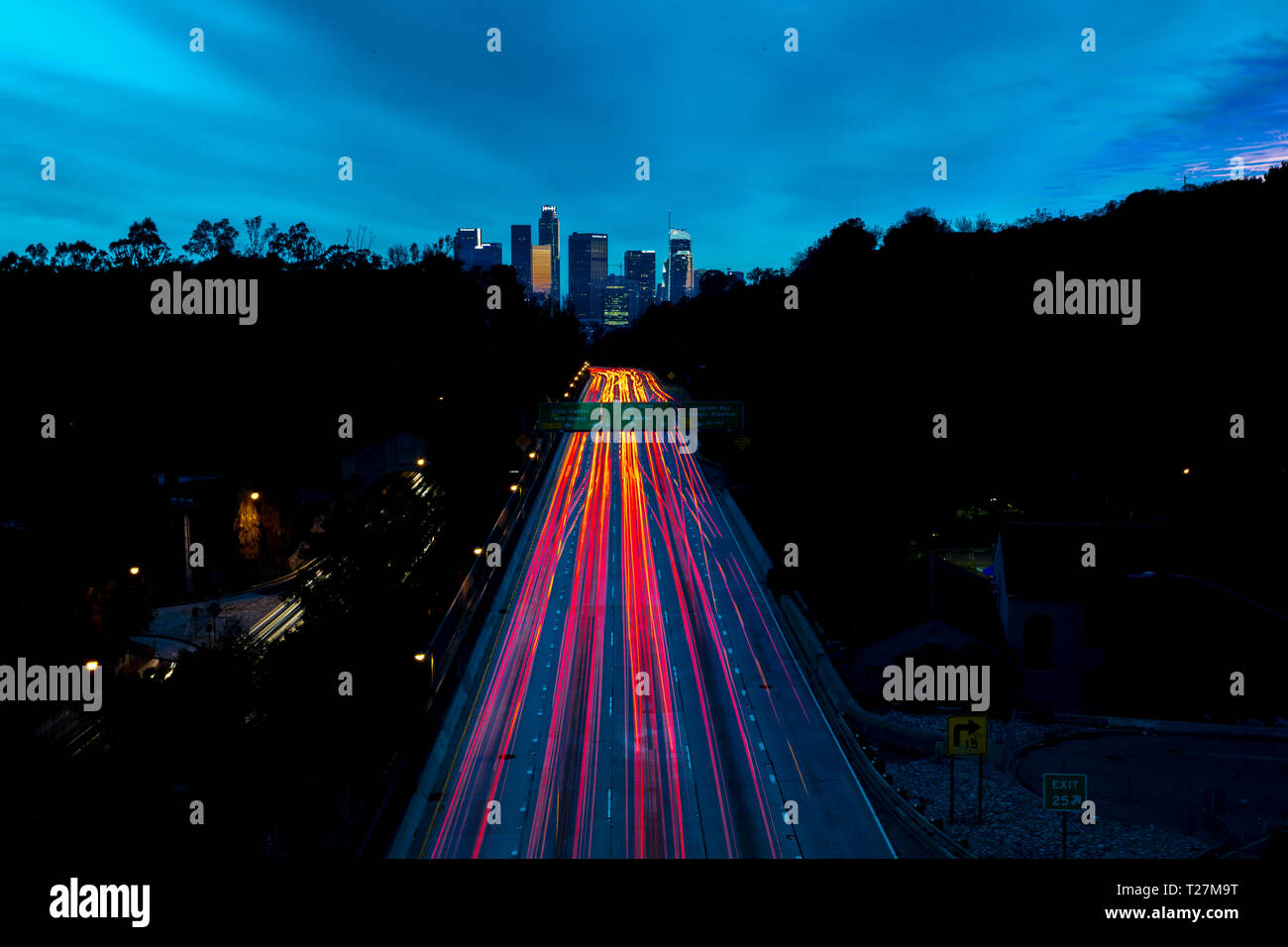 Arroyo seco parkway sign los angeles hi-res stock photography and ...