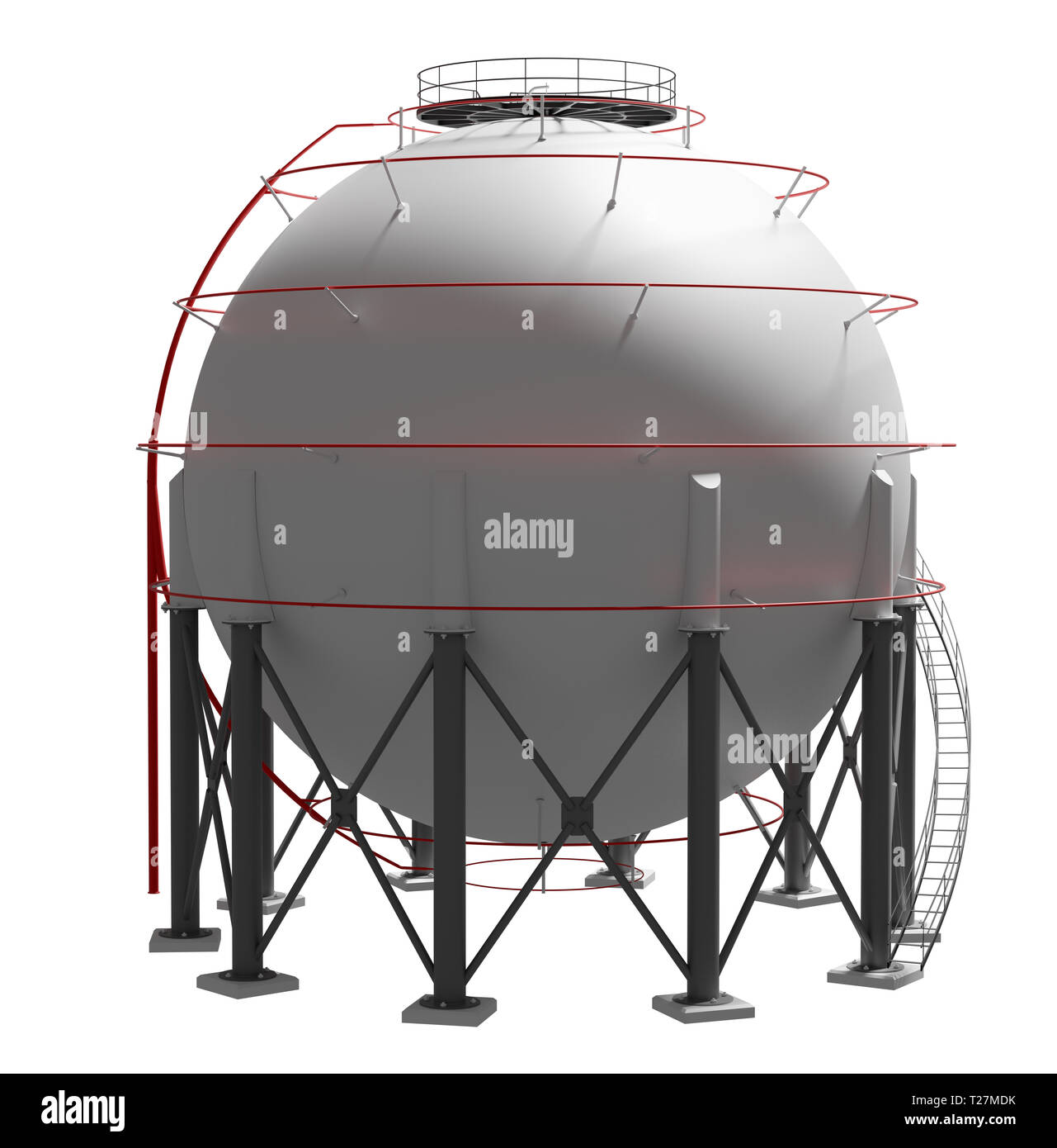 Spherical storage tank hi-res stock photography and images - Alamy