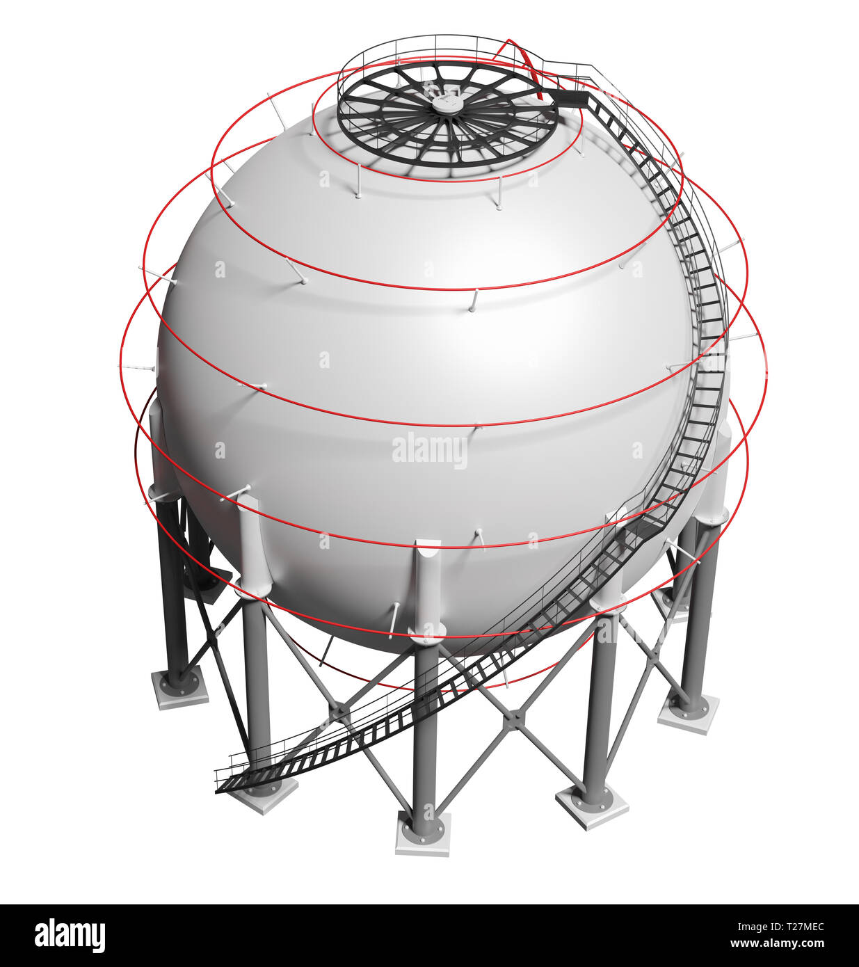 Spherical storage tank hi-res stock photography and images - Alamy